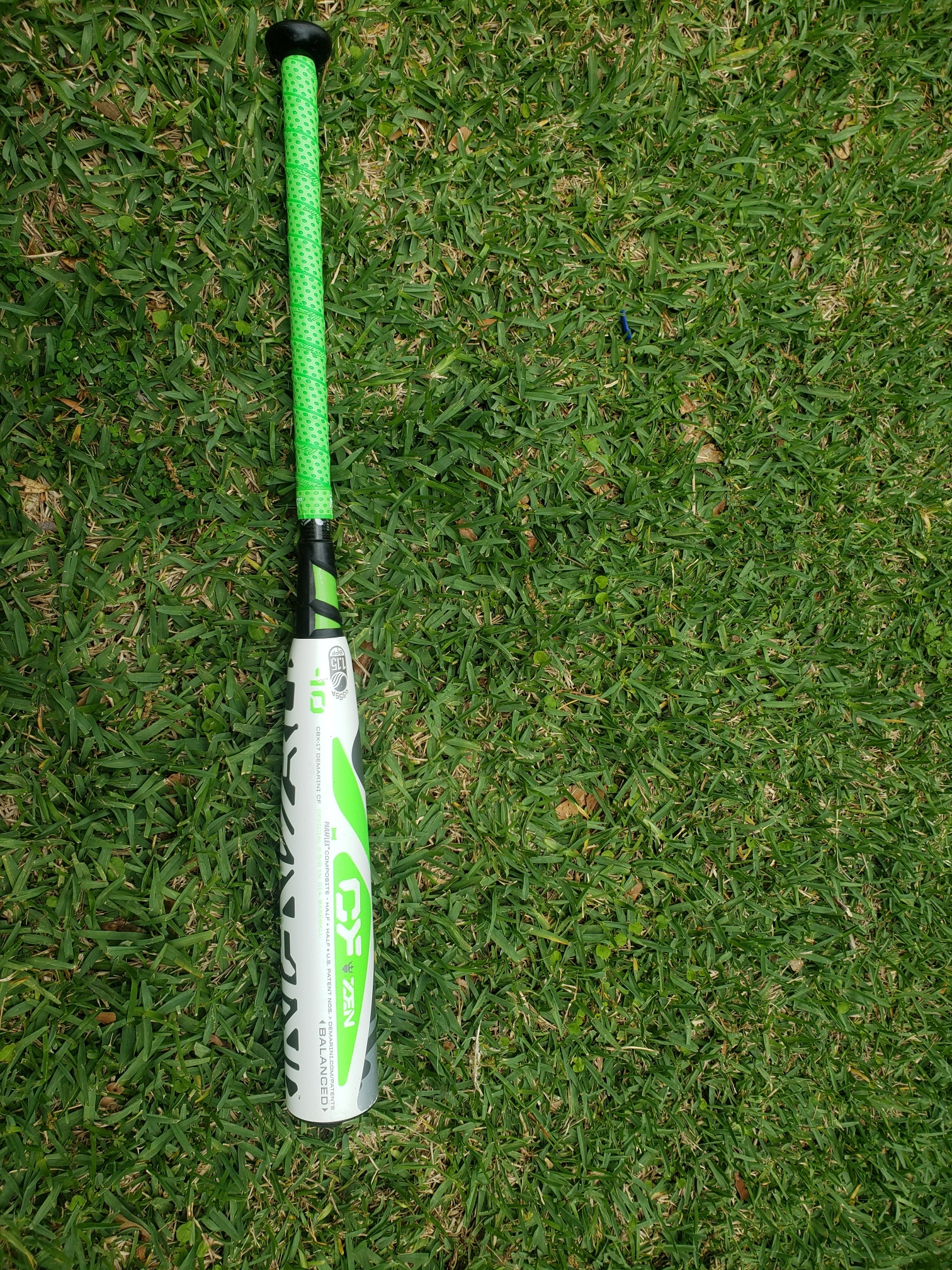 GREEN GOAT 2017 DeMarini Composite CF Zen Bat (-10) 20 oz 30" USSSA ...