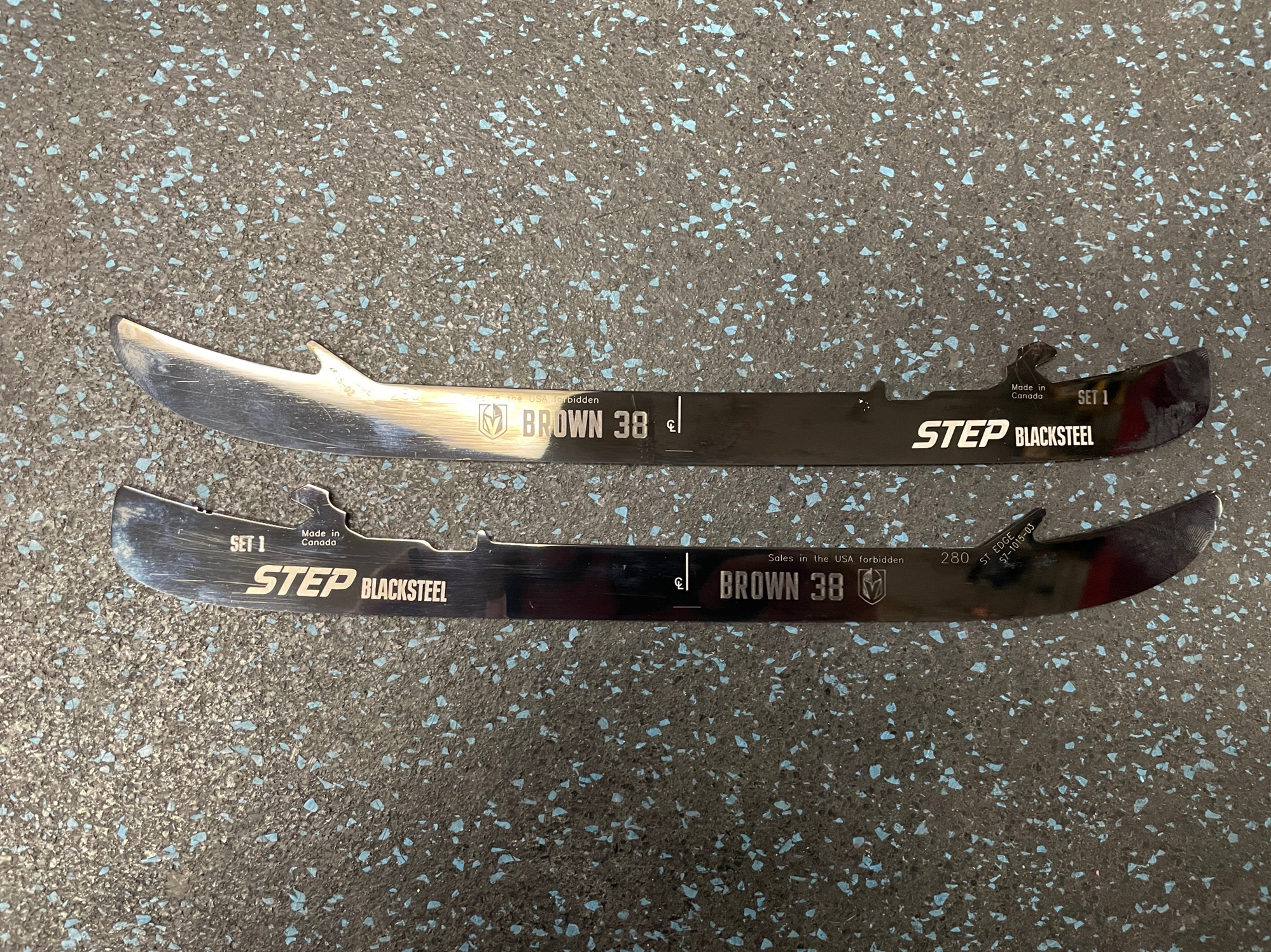 NHL Black Step Steel Bauer Pro Stock edge steel 280 | SidelineSwap
