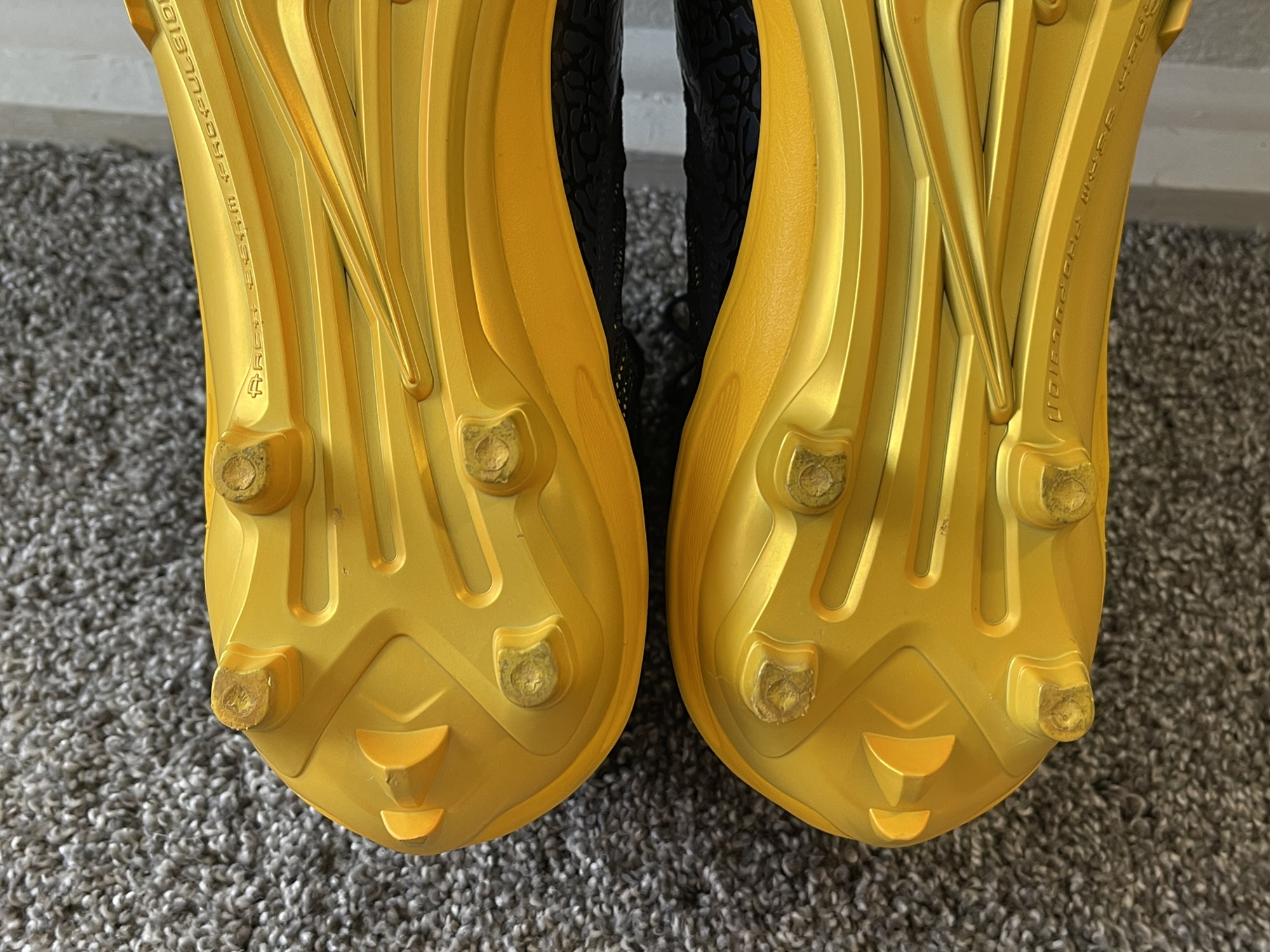 Mens Air Jordan Michigan Wolverines Zoom Code Elite 3/4 TD Football ...