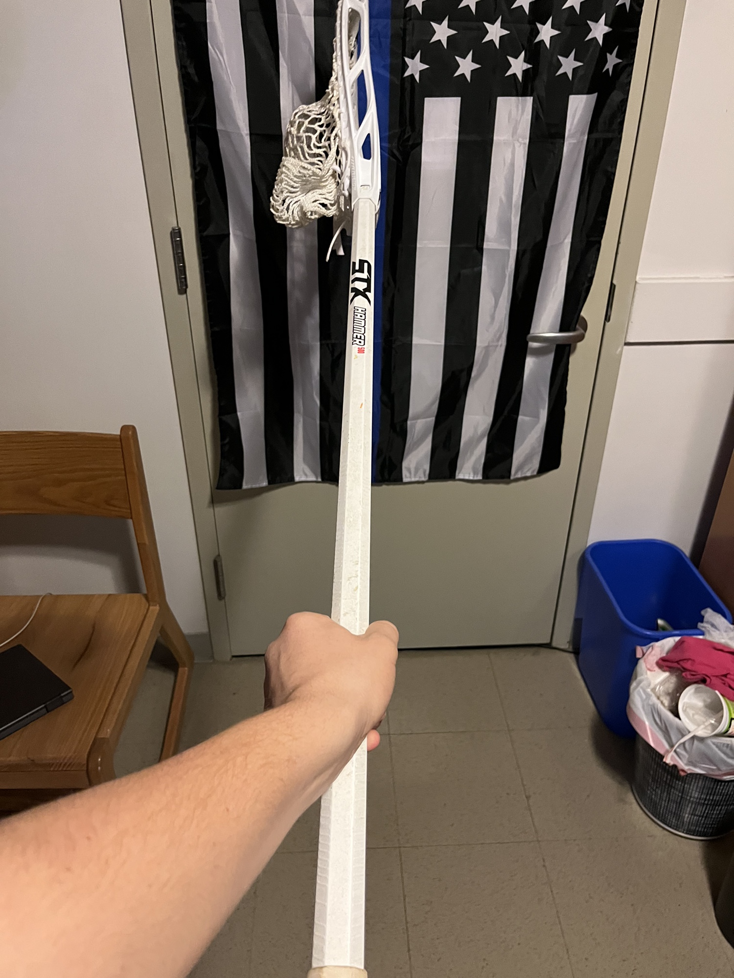All White Goalie stick | SidelineSwap
