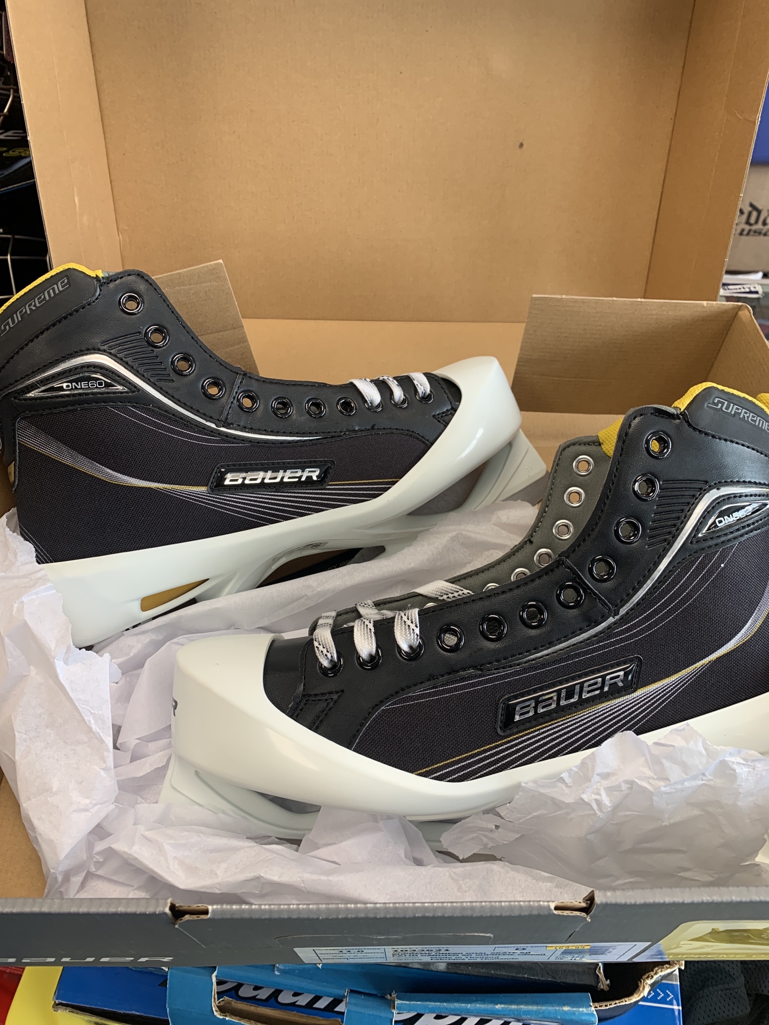 New Bauer Size 11 Supreme One60 Hockey Goalie Skates | SidelineSwap