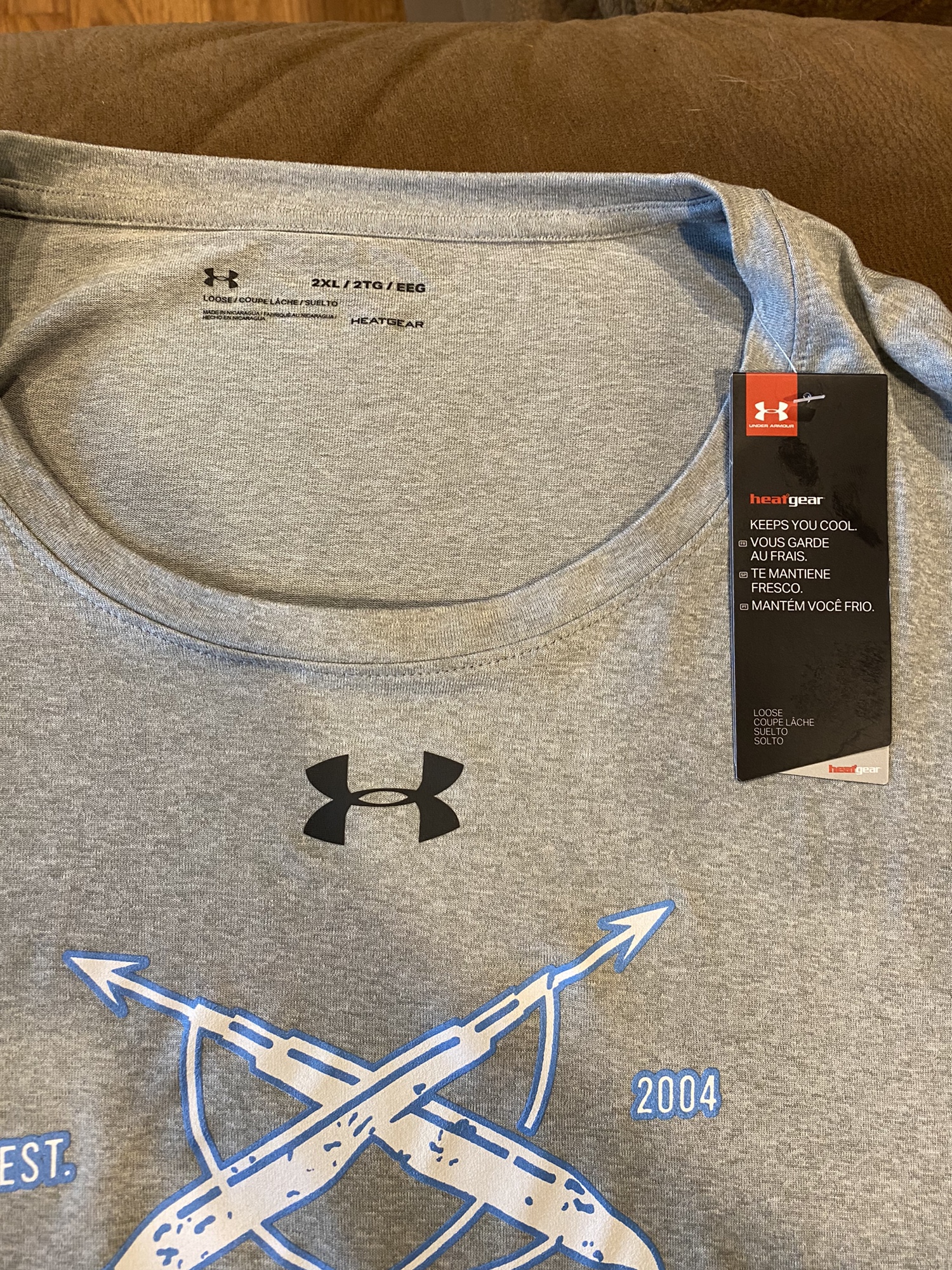 UA Long Sleeve Heat Gear. “Team Harpoon” | SidelineSwap