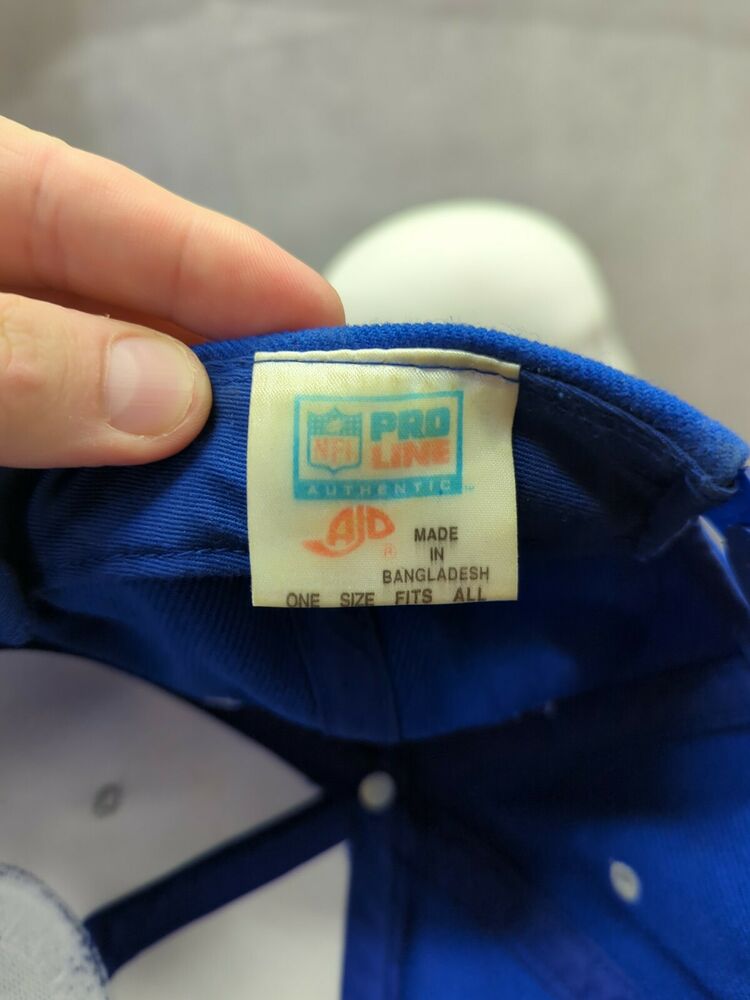 Vintage New England Patriots AJD NFL Proline Snapback Hat | SidelineSwap