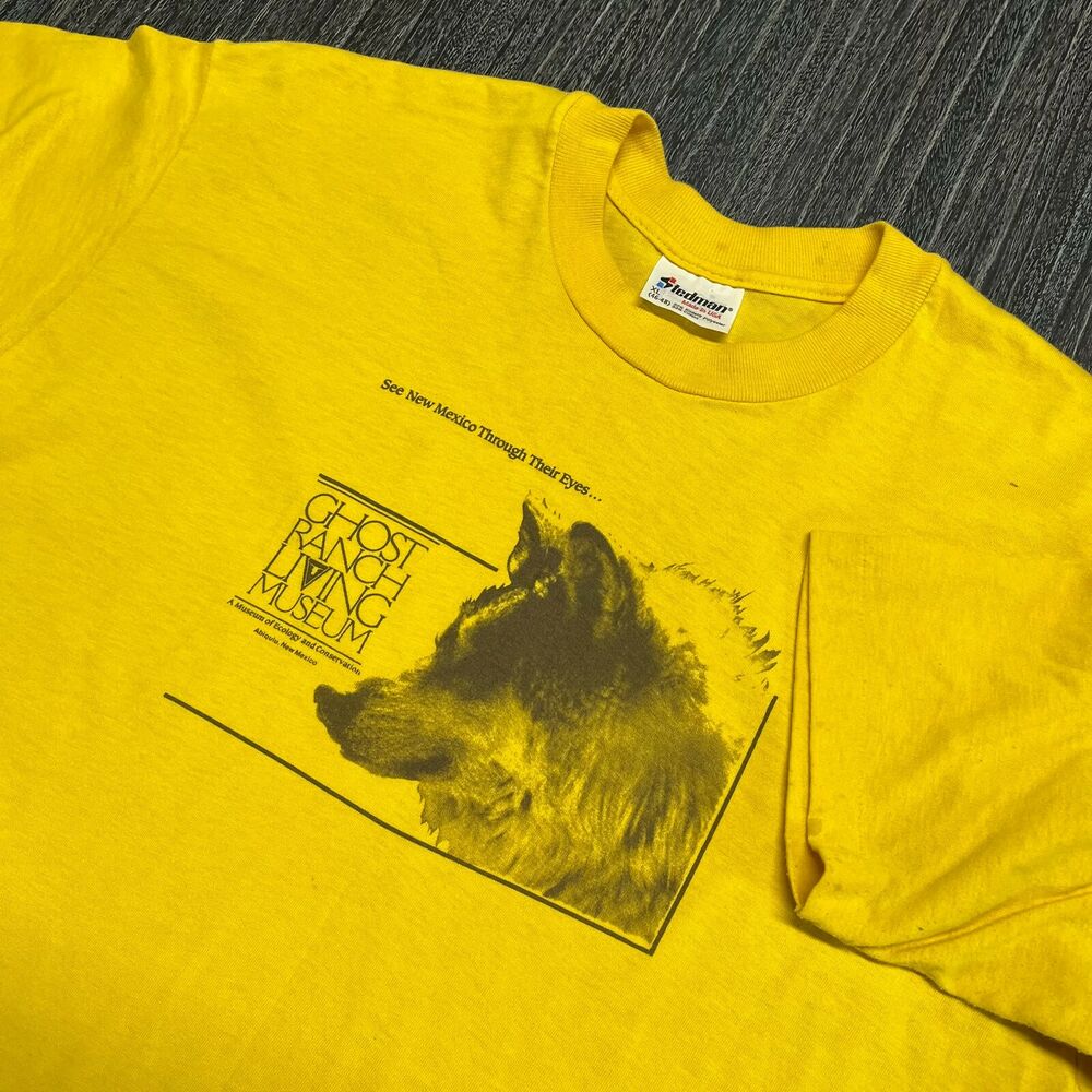 Ghost Ranch T Shirt Men Large Adult Wolves New Mexico Museum Vintage ...