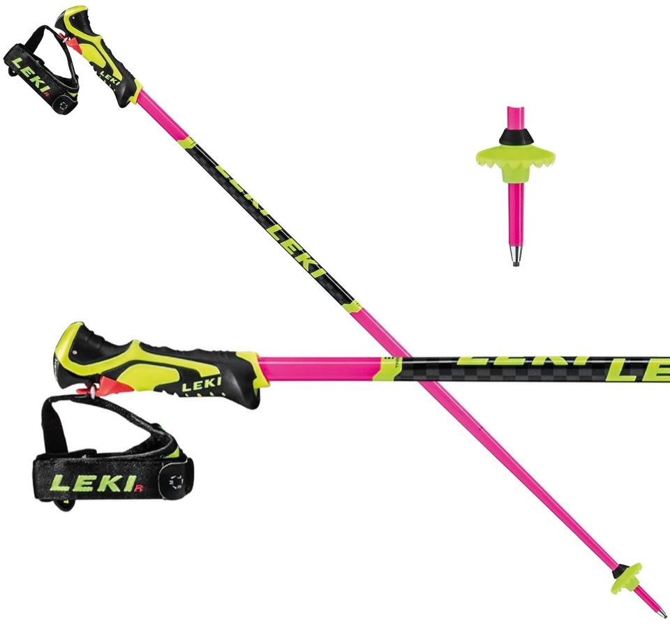 New 50in (125cm) Leki Racing World Cup Lite SL Ski Poles | SidelineSwap