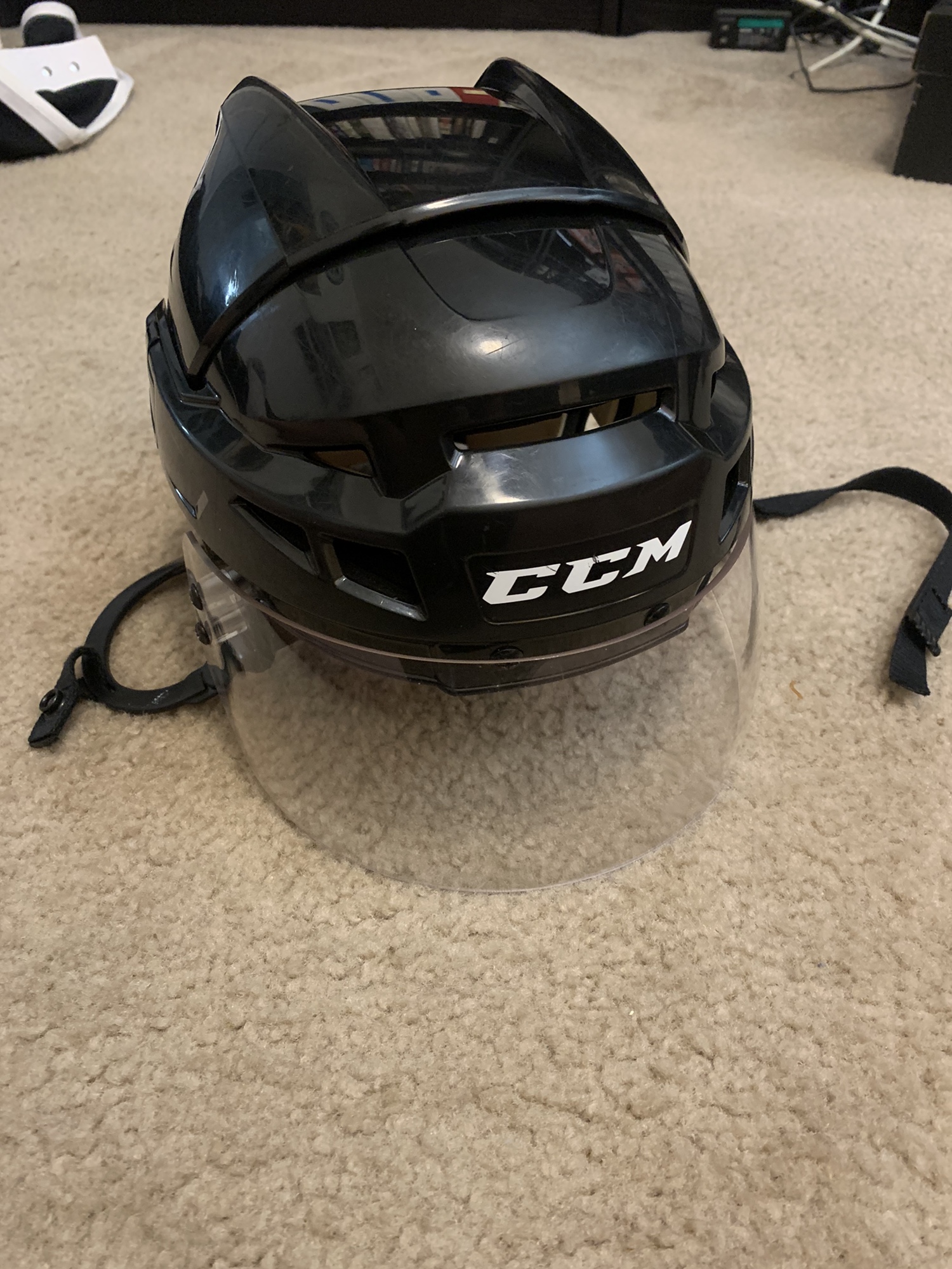 Used Large CCM Pro Stock Vector V08 Helmet | SidelineSwap
