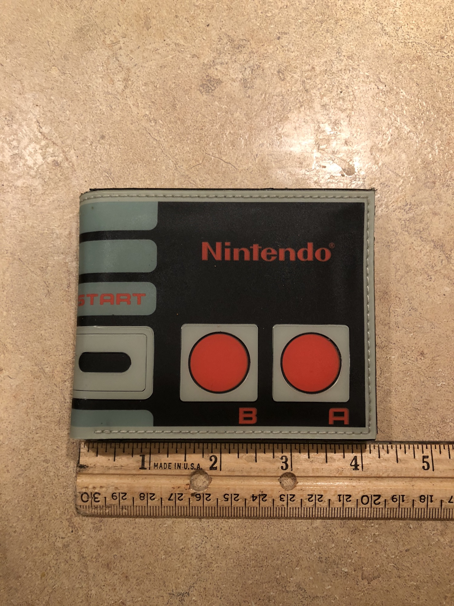 Retro 8BIT NES Classic Controller Bifold Wallet / Nintendo Gamepad ...