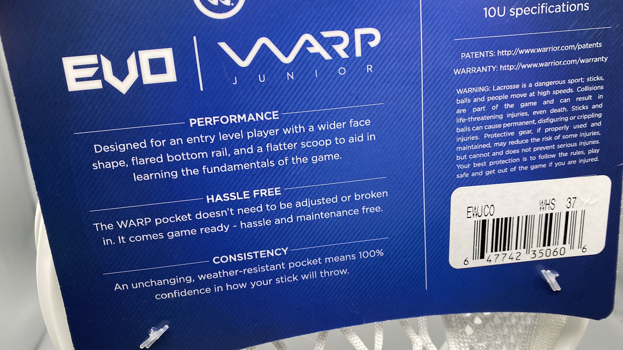 Warrior Warp Junior Head Only | SidelineSwap