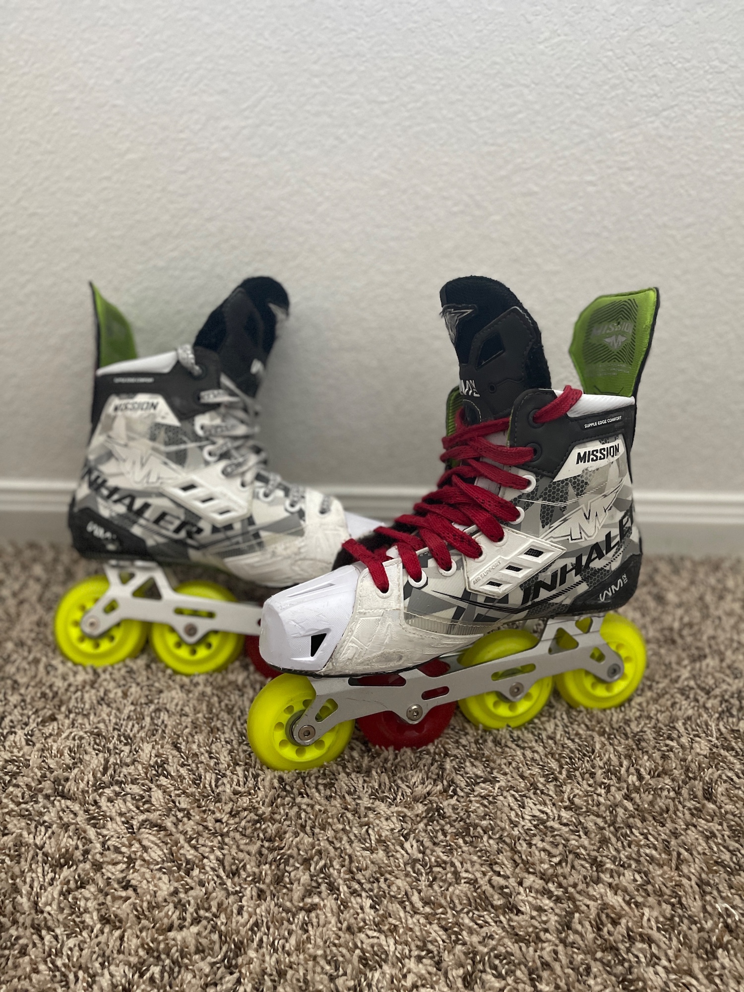 Used Mission Inhaler WM02 Size 9 Inline Skates | SidelineSwap