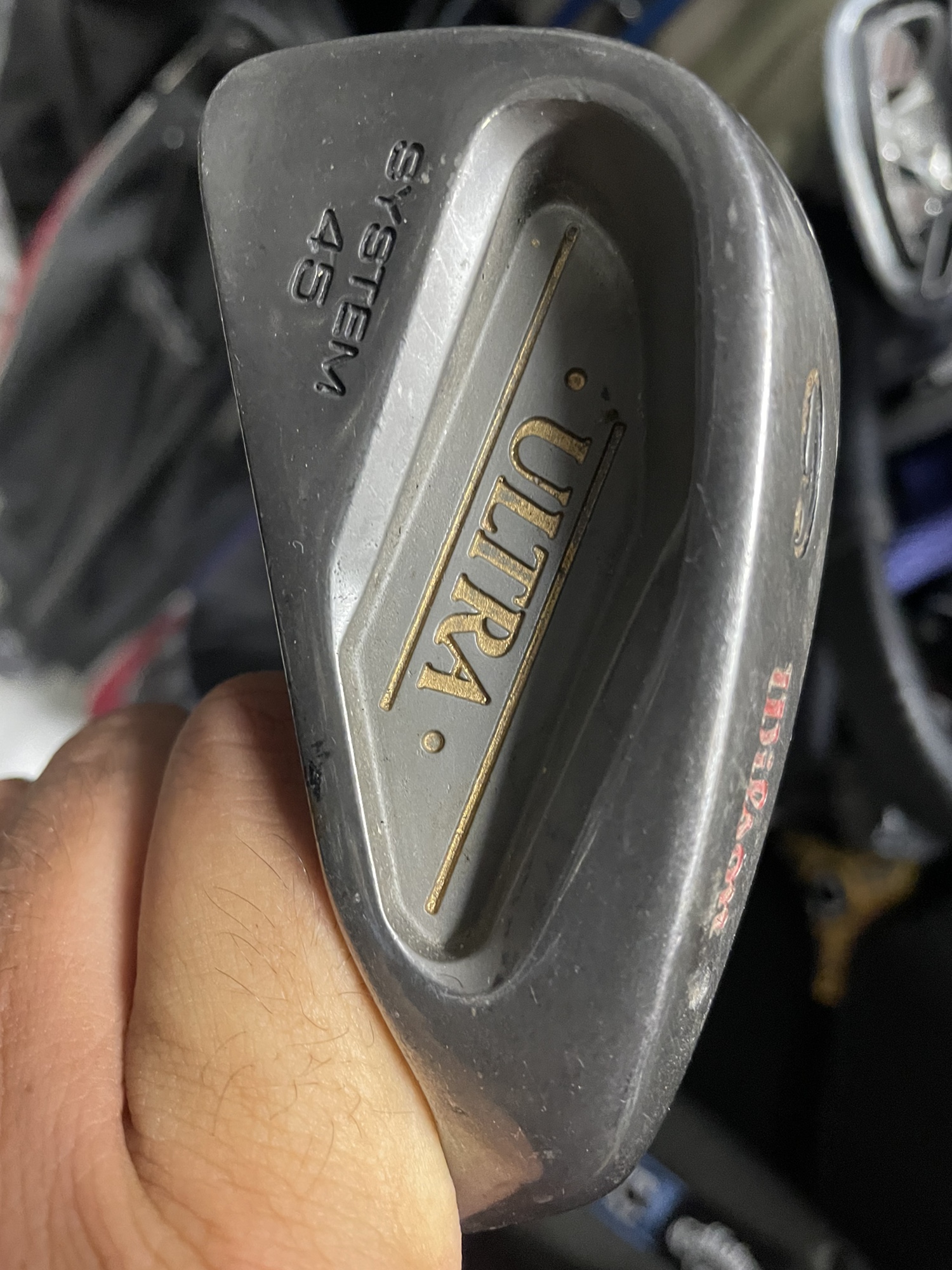 Golf clubs Wilson ultra 4 Pc irons Ultra gold Boron carbon fiber ...