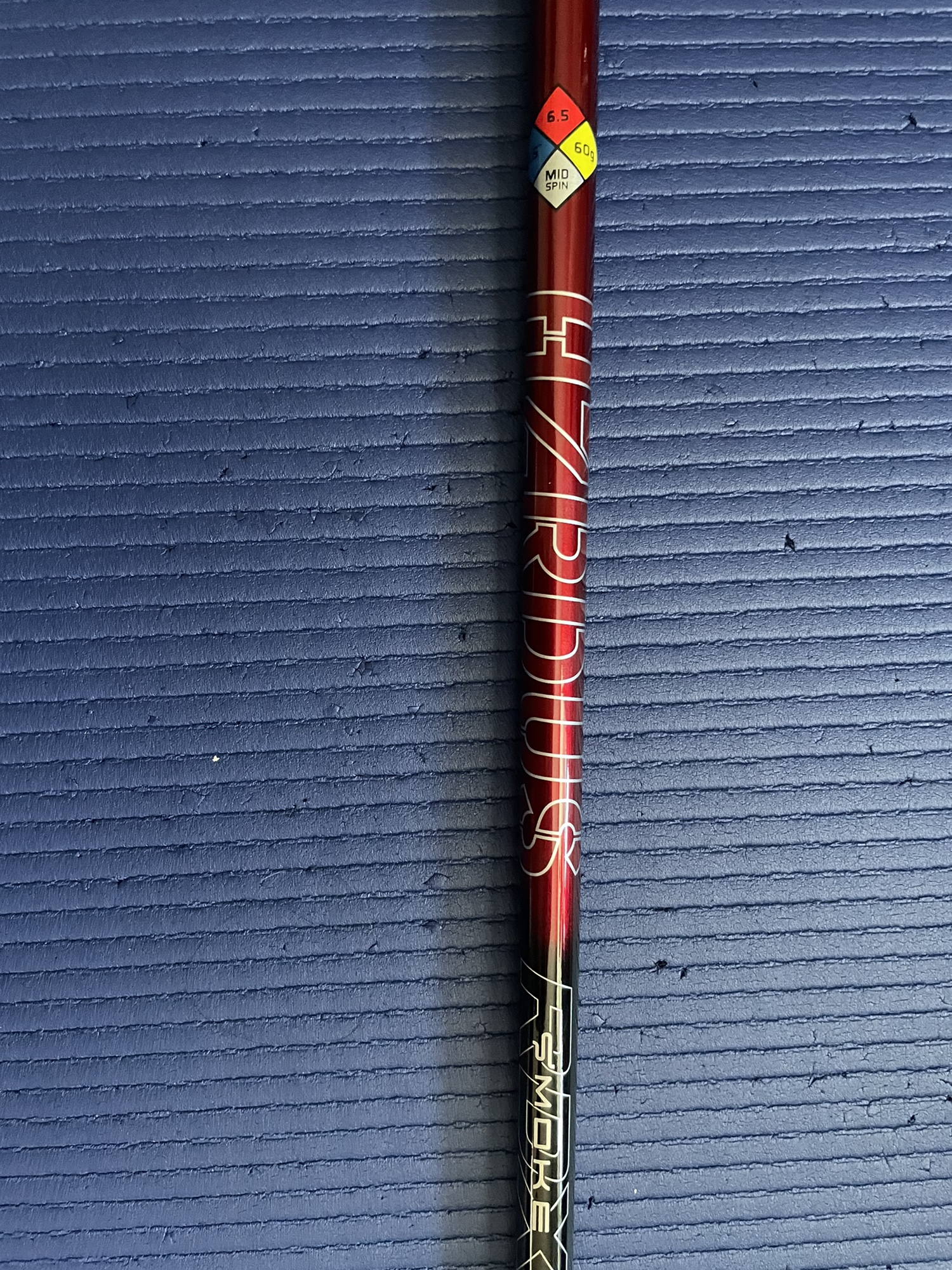HZRDUS Red Smoke Driver Shaft 6.5 60g Extra stiff W/TaylorMade Tip ...