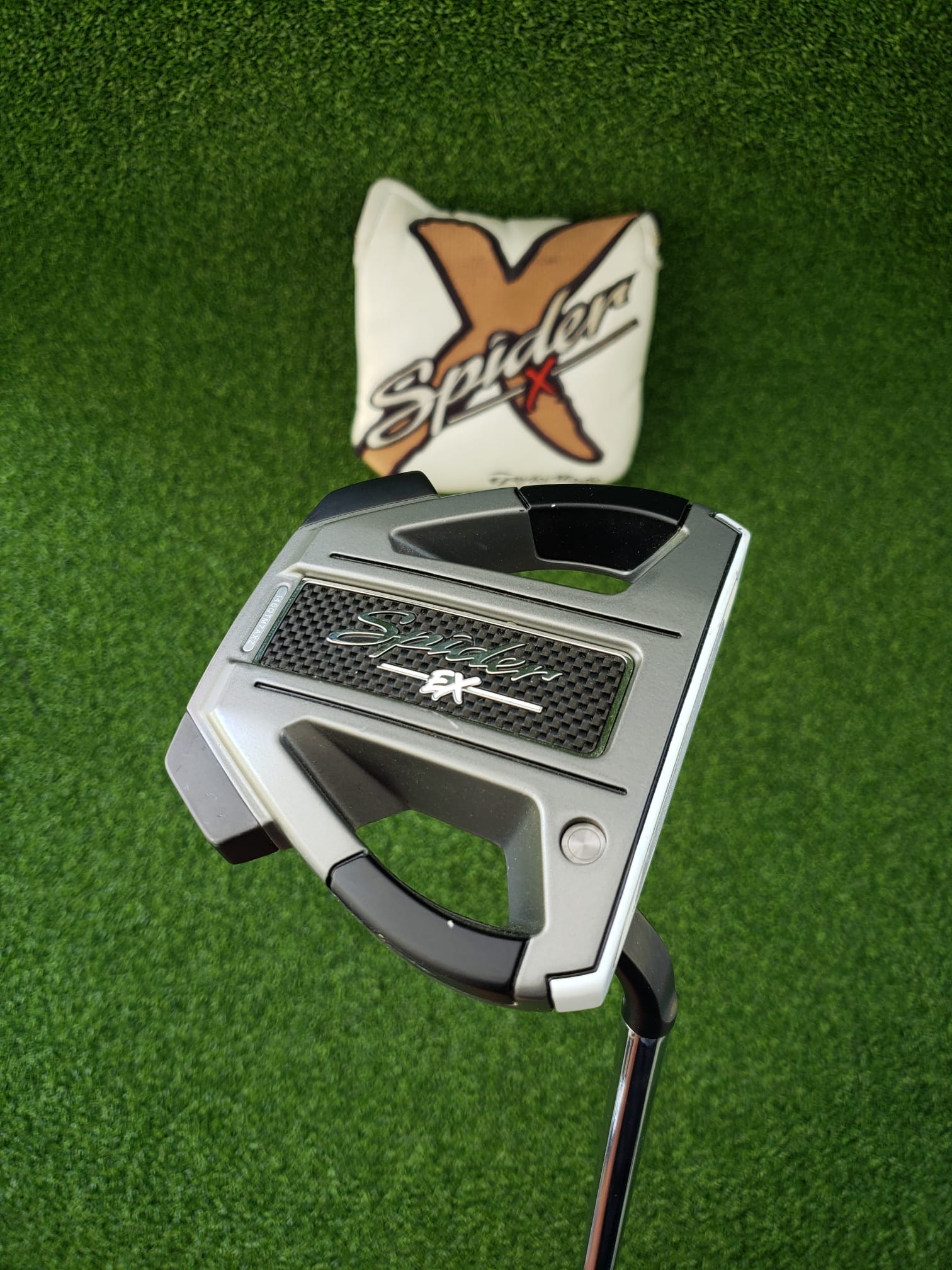 TaylorMade Spider EX Platinum Putter, 34" RH + HC, Super Stroke Grip ...
