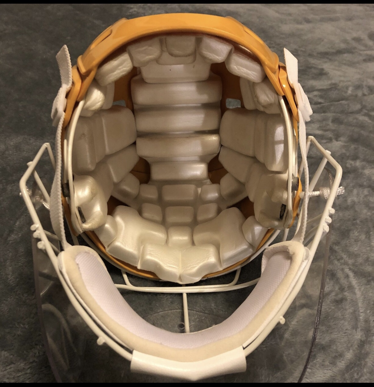 Cooper SK600 HM30 Large Sr. Goalie Helmet Mask Hockey Yellow **US ...