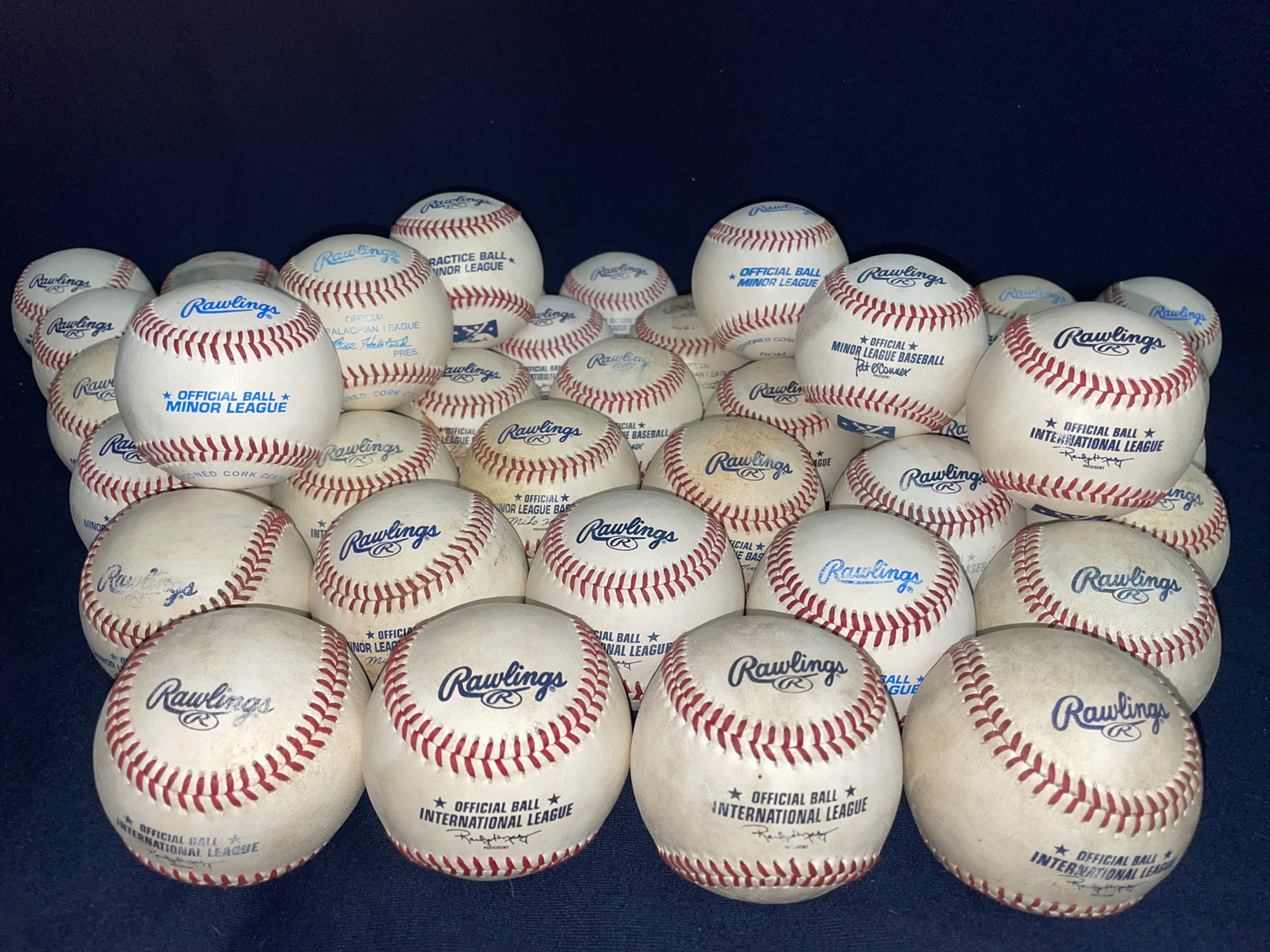 Lot Of 45 Rawlings Official Minor League Baseballs | SidelineSwap