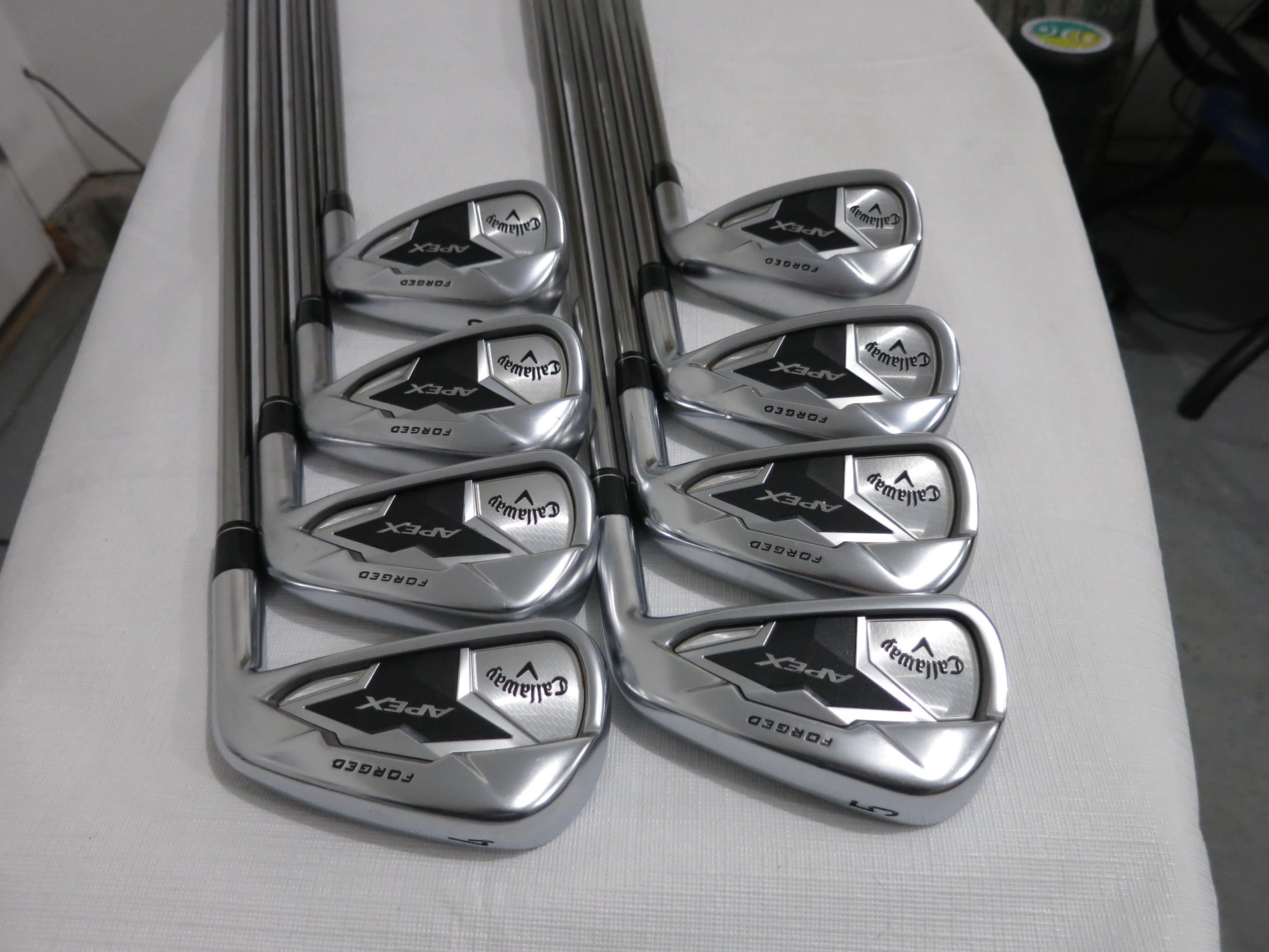Callaway Apex CF19 Iron Set - 4-PW, AW - Catalyst 5.5 Regular Flex ...