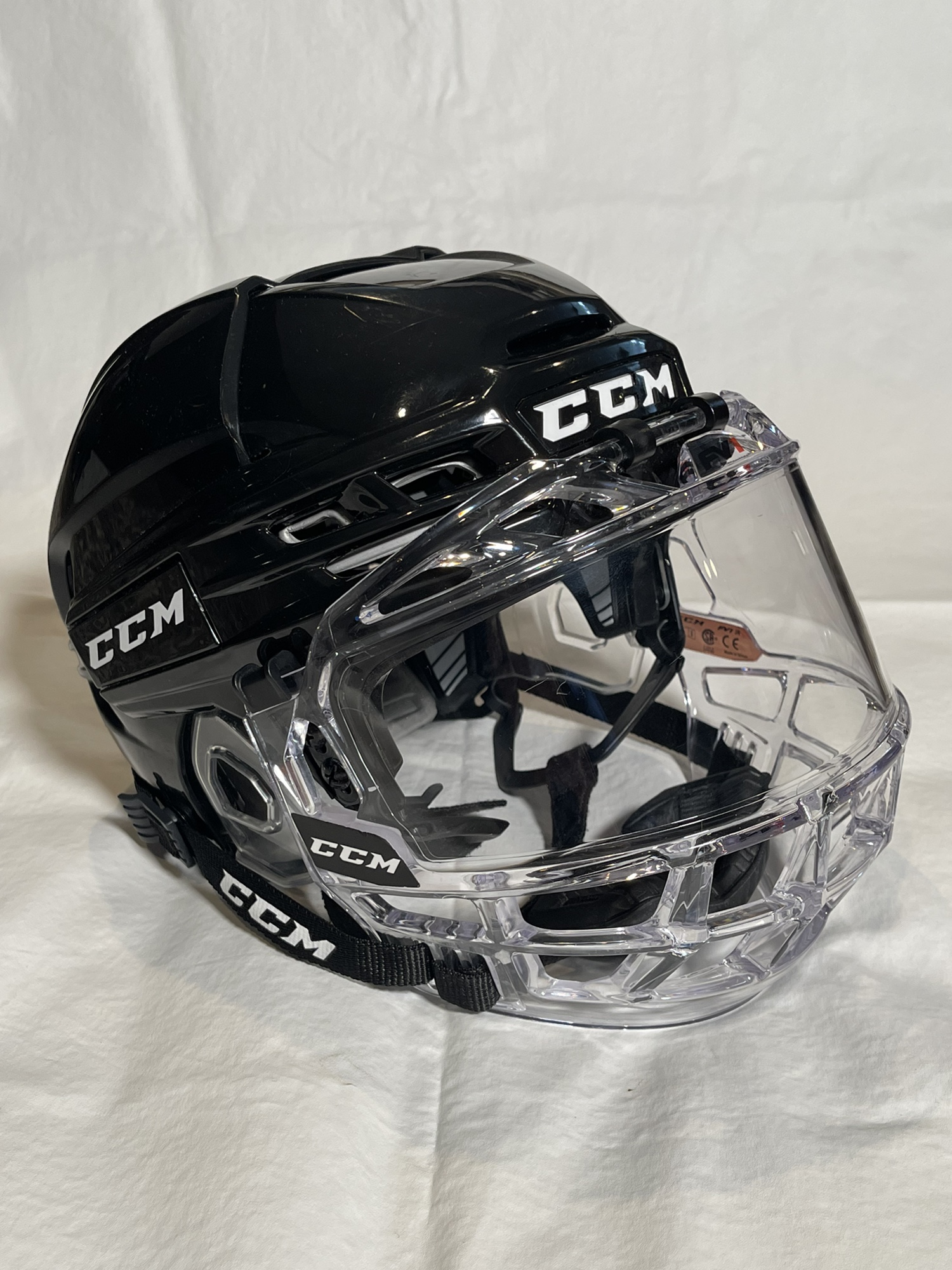 Used Small CCM Tacks 910 Helmet With FV1 Acrylic Face Shield | SidelineSwap