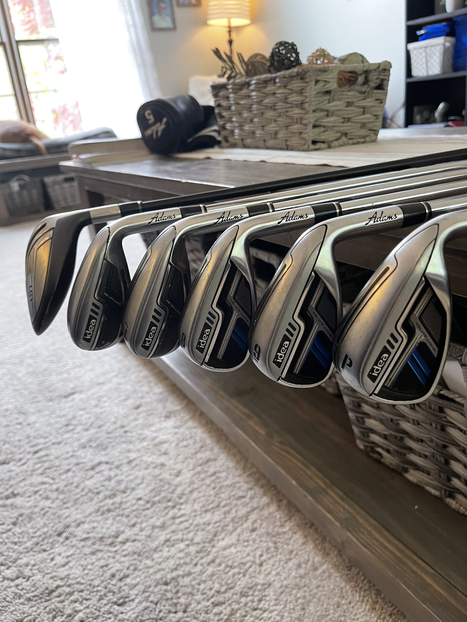 Adams Golf Idea Tech 5 wood, 6,7 hybrids, 8-9 PW irons - Like New ...