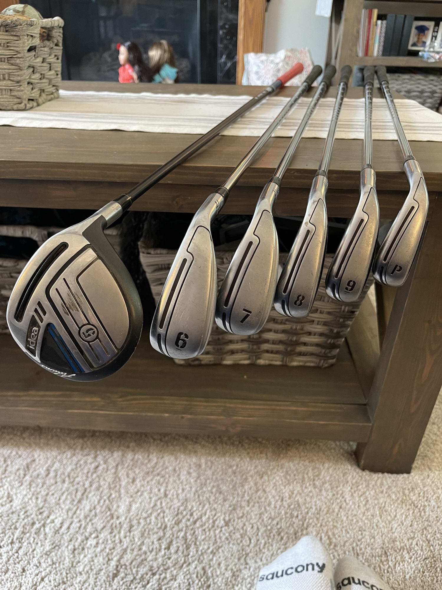 Adams Golf Idea Tech 5 wood, 6,7 hybrids, 8-9 PW irons - Like New ...