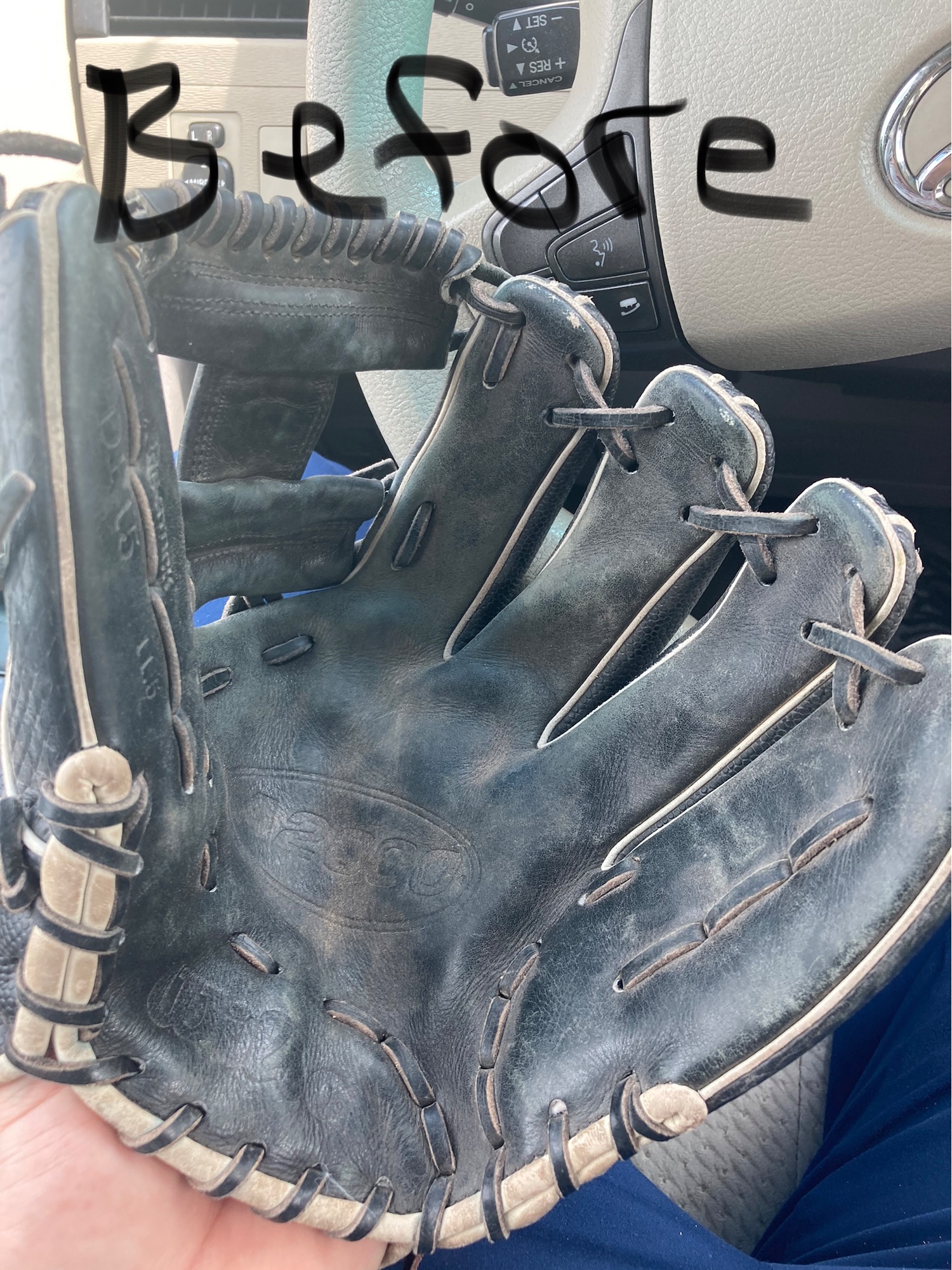 Re-laced/reconditioned Wilson A2000 11.5 Infield glove | SidelineSwap