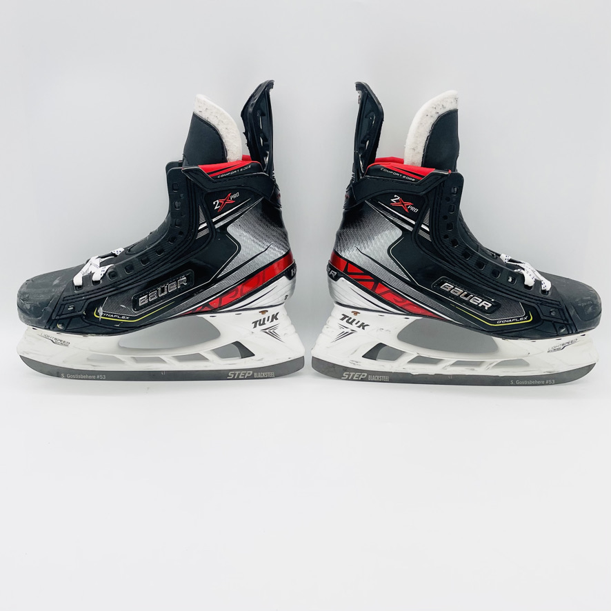 Bauer Vapor 2X Pro Hockey Skates-8 D/A-Step Black Steel-280 | SidelineSwap