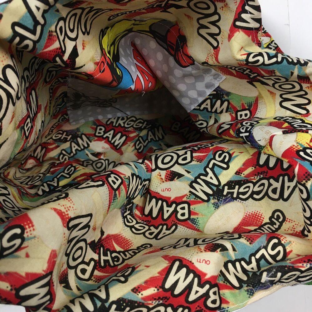 rePURPOSED Marvel Avengers Comic Book Superheroes Upcycled Custom Tote ...