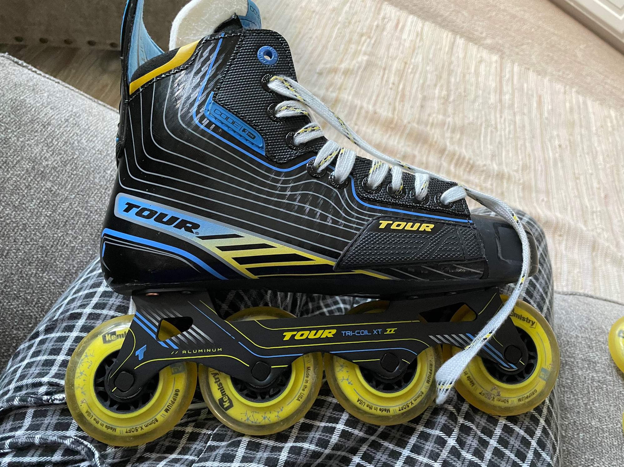 Used Tour Regular Width Size 8 Code 3.one Inline Skates | SidelineSwap