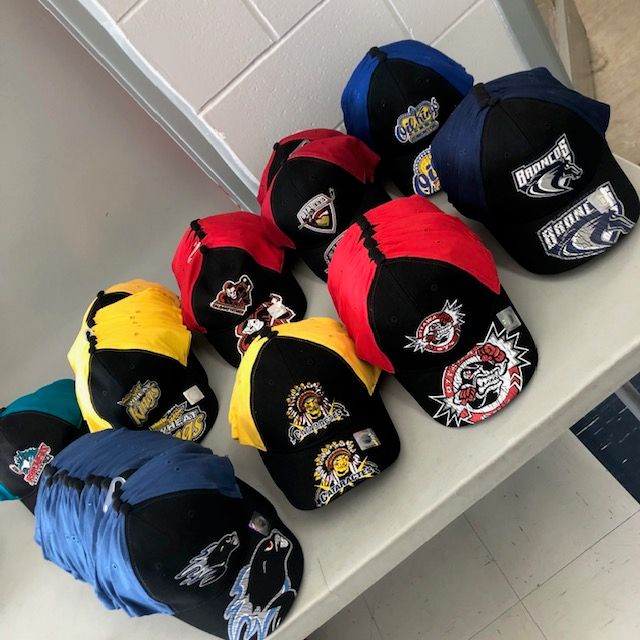 Two CHL hats - Edmonton Oil Kings and the Brandon Wheat Kings ...