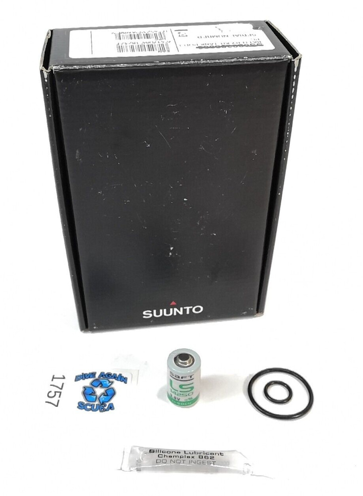 Genuine Suunto Tank Pod Battery Kit w O Rings & Grease Scuba Dive #1757 ...