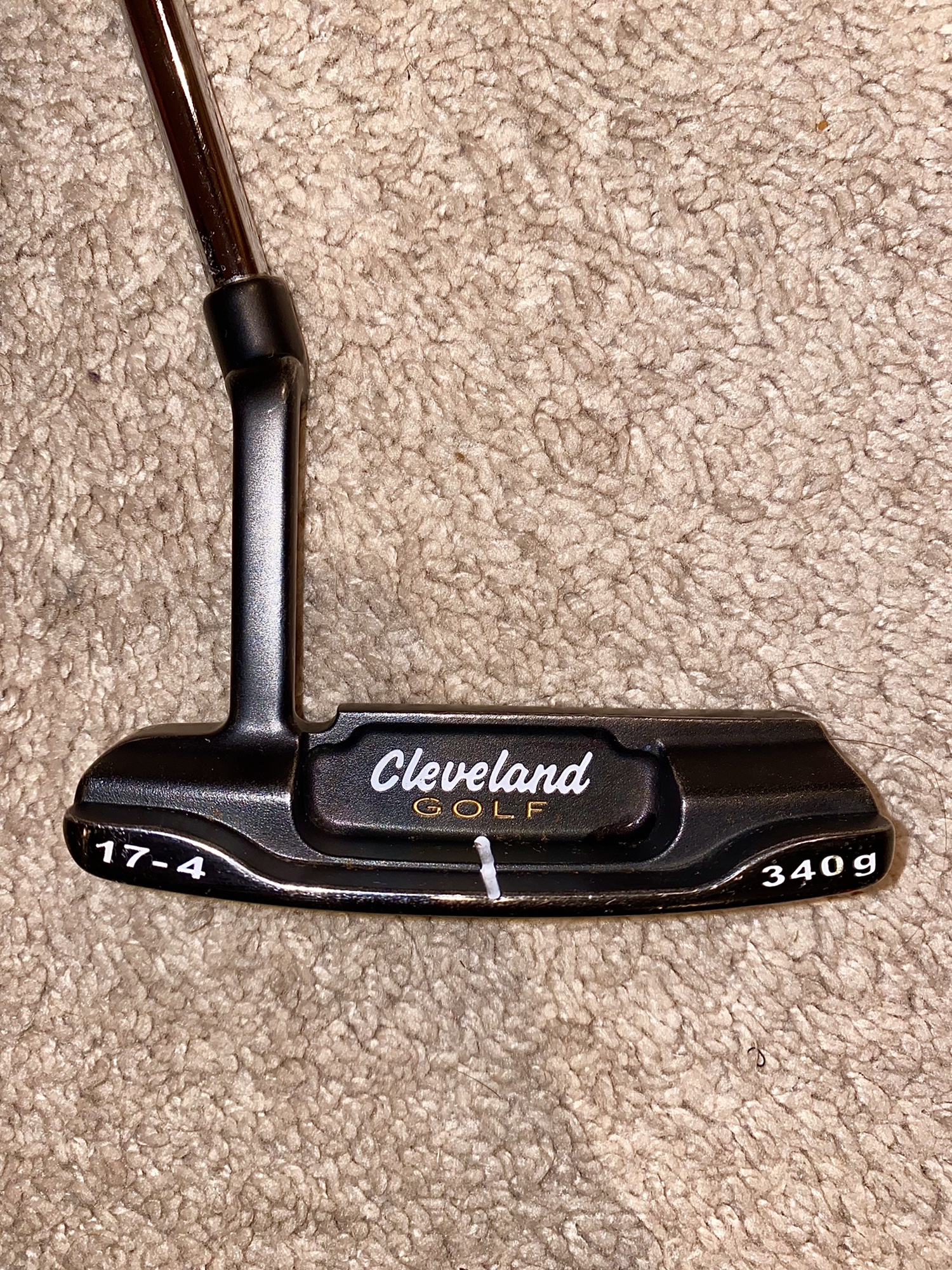 Cleveland Classic Collection 1 Black Platinum Blade Putter 17-4 340g RH ...
