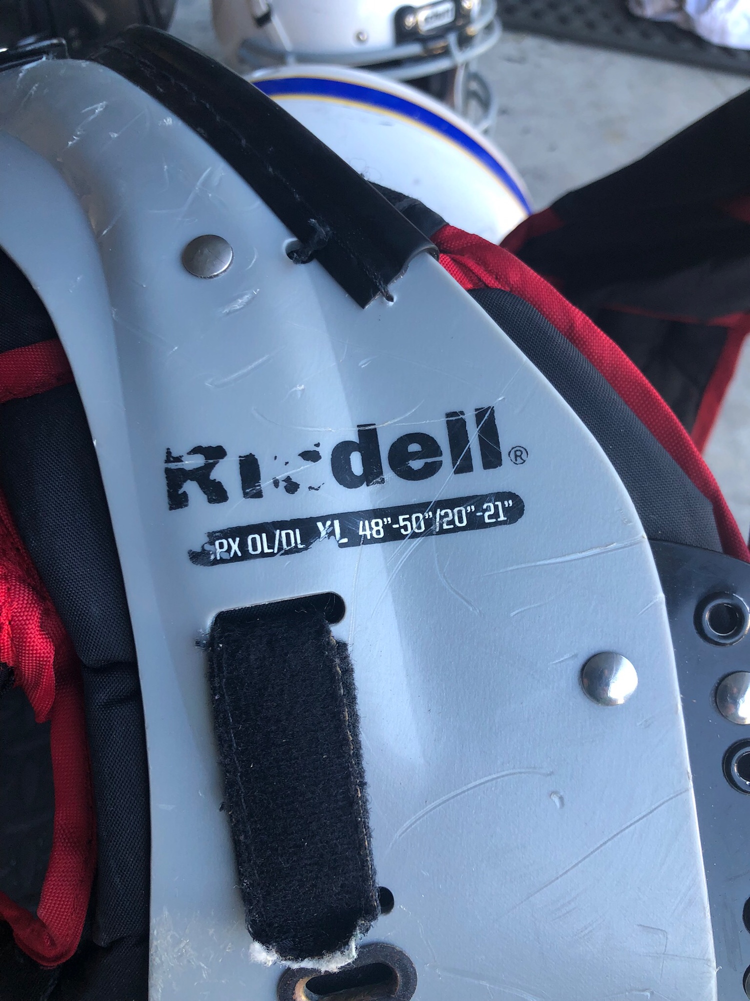 Adult Extra Large Riddell Power SPX Shoulder Pads | SidelineSwap
