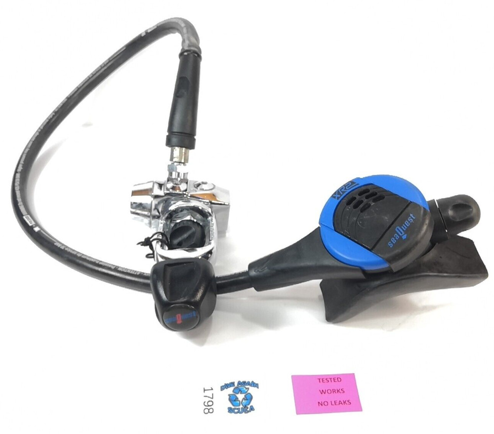 SeaQuest XR2 First & Second Stage Regulator Set Yoke Scuba Dive 1st ...