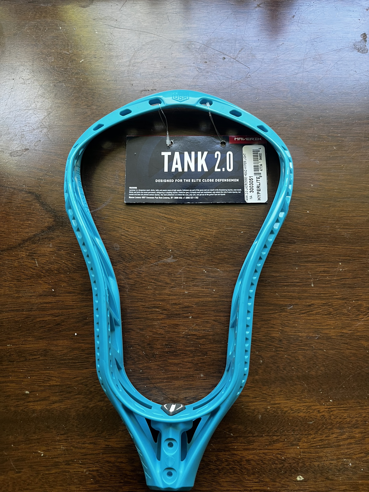 Brand New Hyperlite Blue Maverik Tank 2.0 Defense Head | SidelineSwap