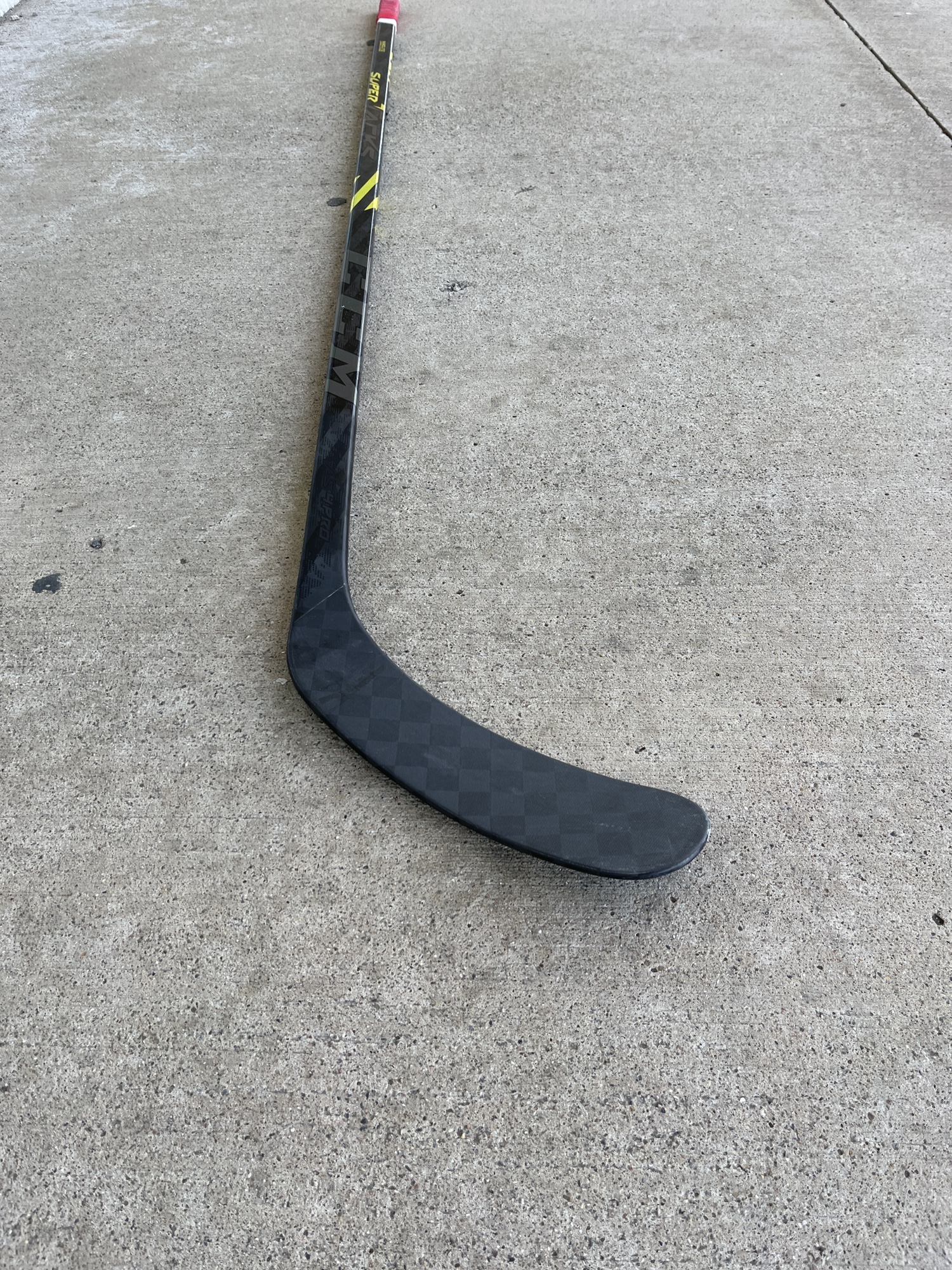 Game Used CCM SuperTacks AS4 PRO Pro Stock Stick Forgione LH 95 Flex ...