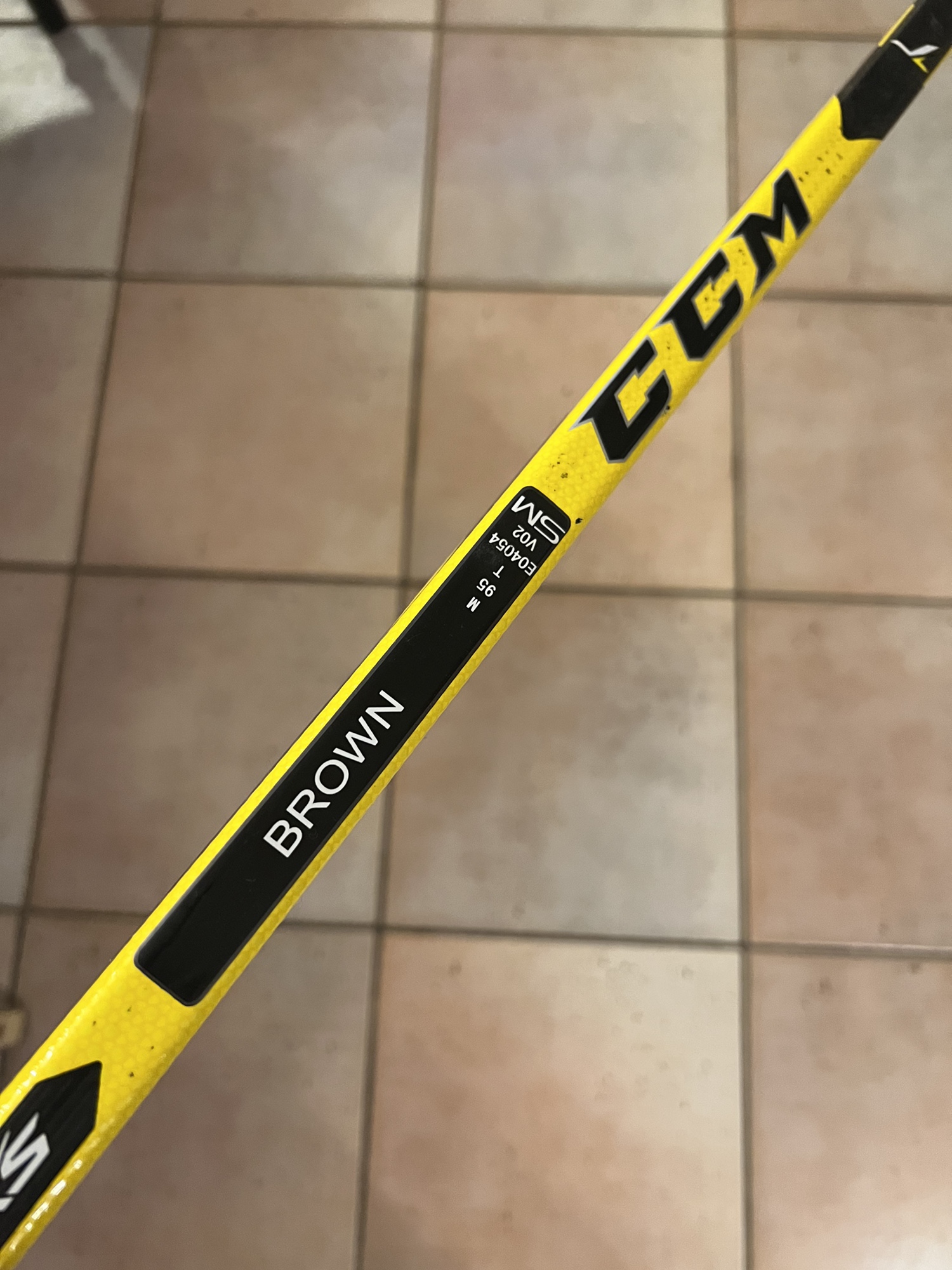 Game Used Pro Stock Dustin Brown CCM TACKs Right Handed 95 Flex Hockey ...