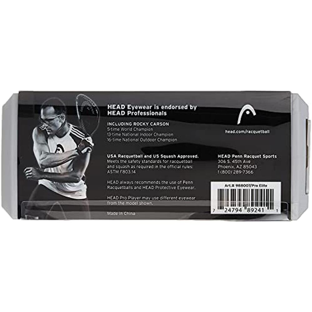 HEAD Pro Elite Racquetball Goggles | SidelineSwap