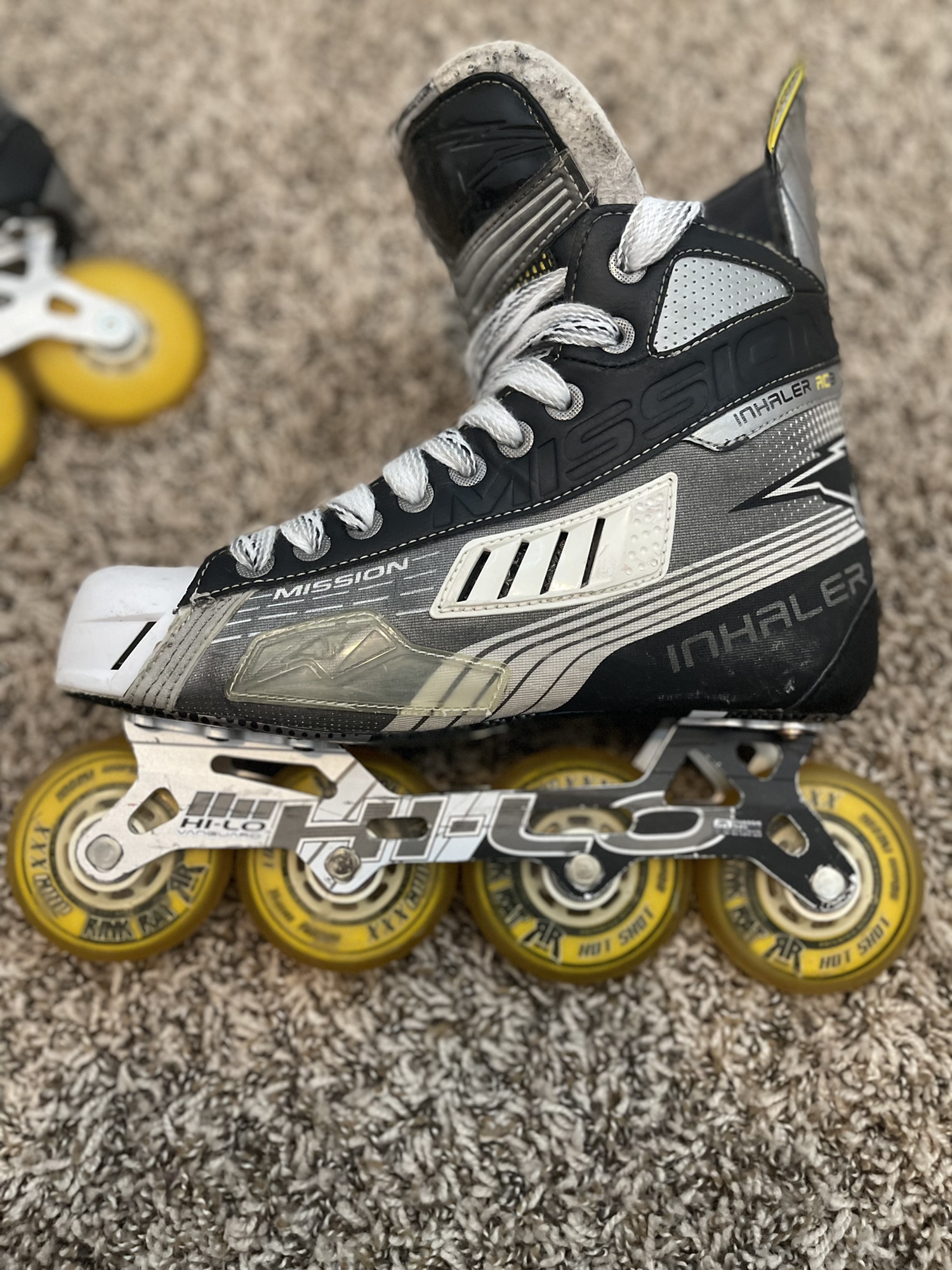 Used Rare Mission Size 8D Inhaler AC3 Inline Skates | SidelineSwap