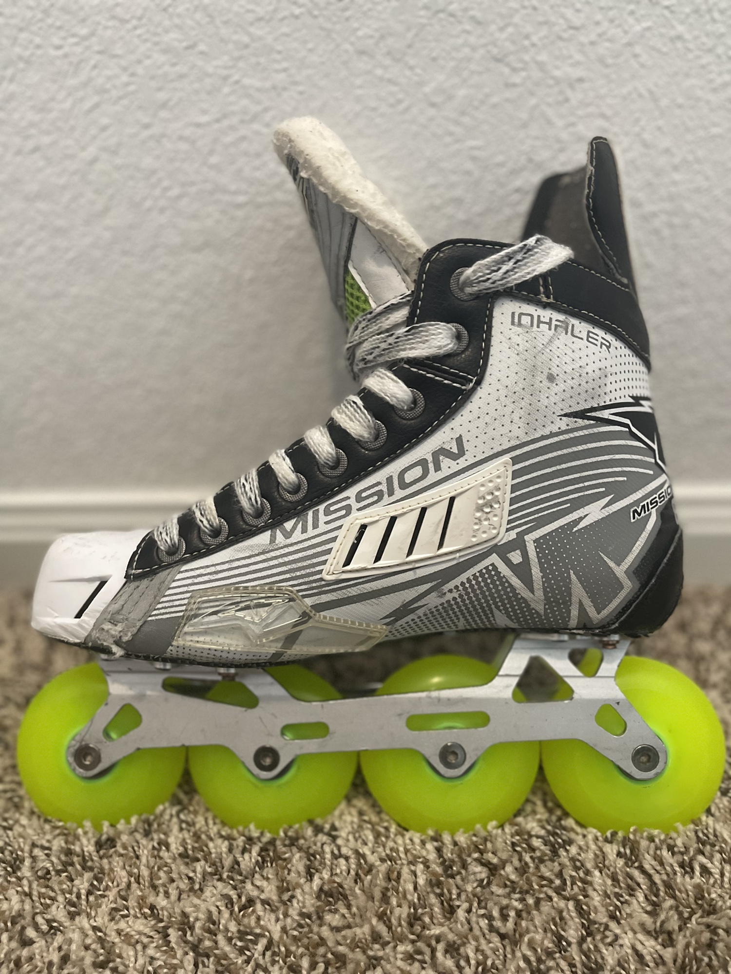 Used Rare Mission Size 8.5D Inhaler AC2 Inline Skates | SidelineSwap