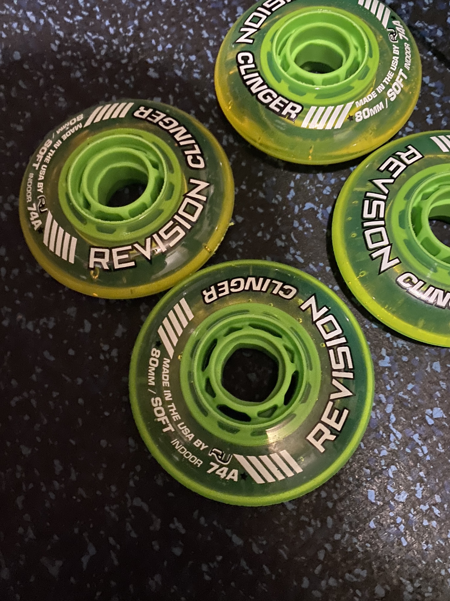 New Revision Clinger Inline Wheels Indoor 80 Mm (4 Pack) | SidelineSwap