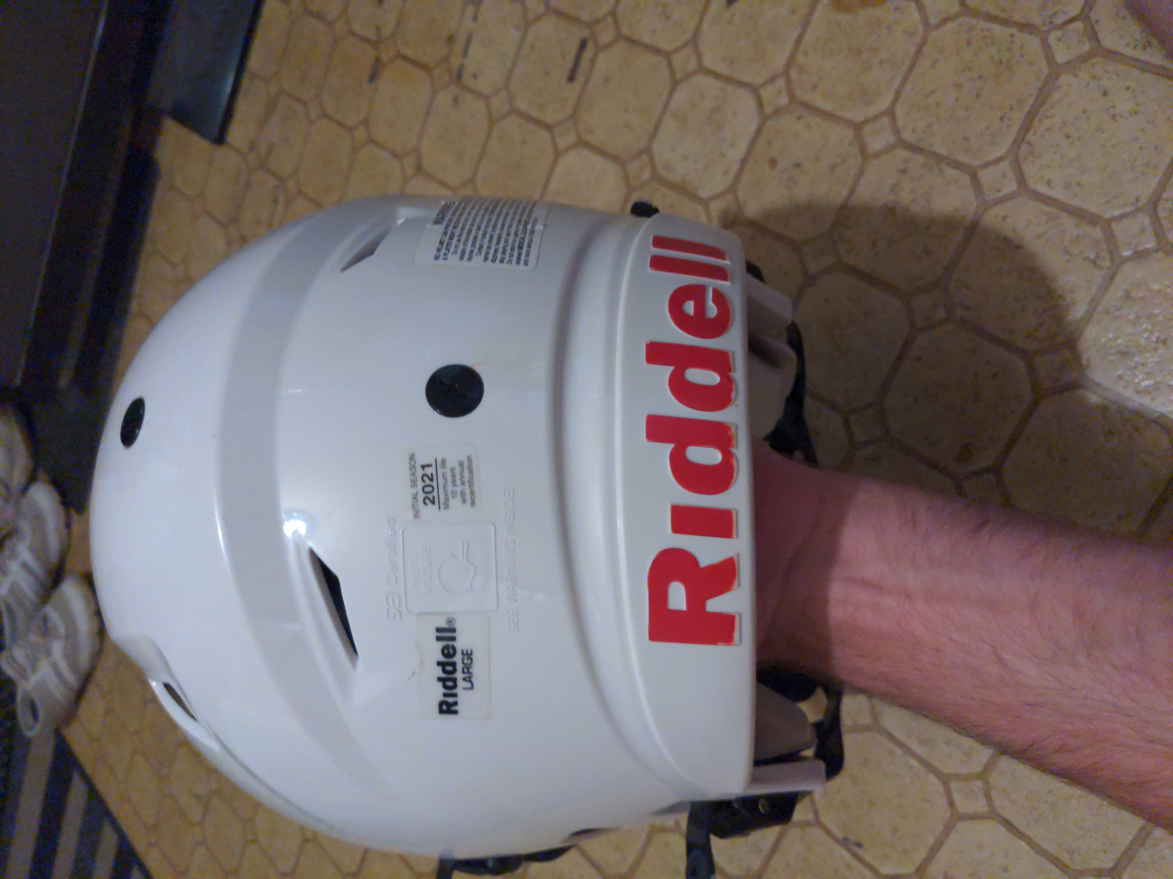 Adult Large white Riddell SpeedFlex Helmet | SidelineSwap