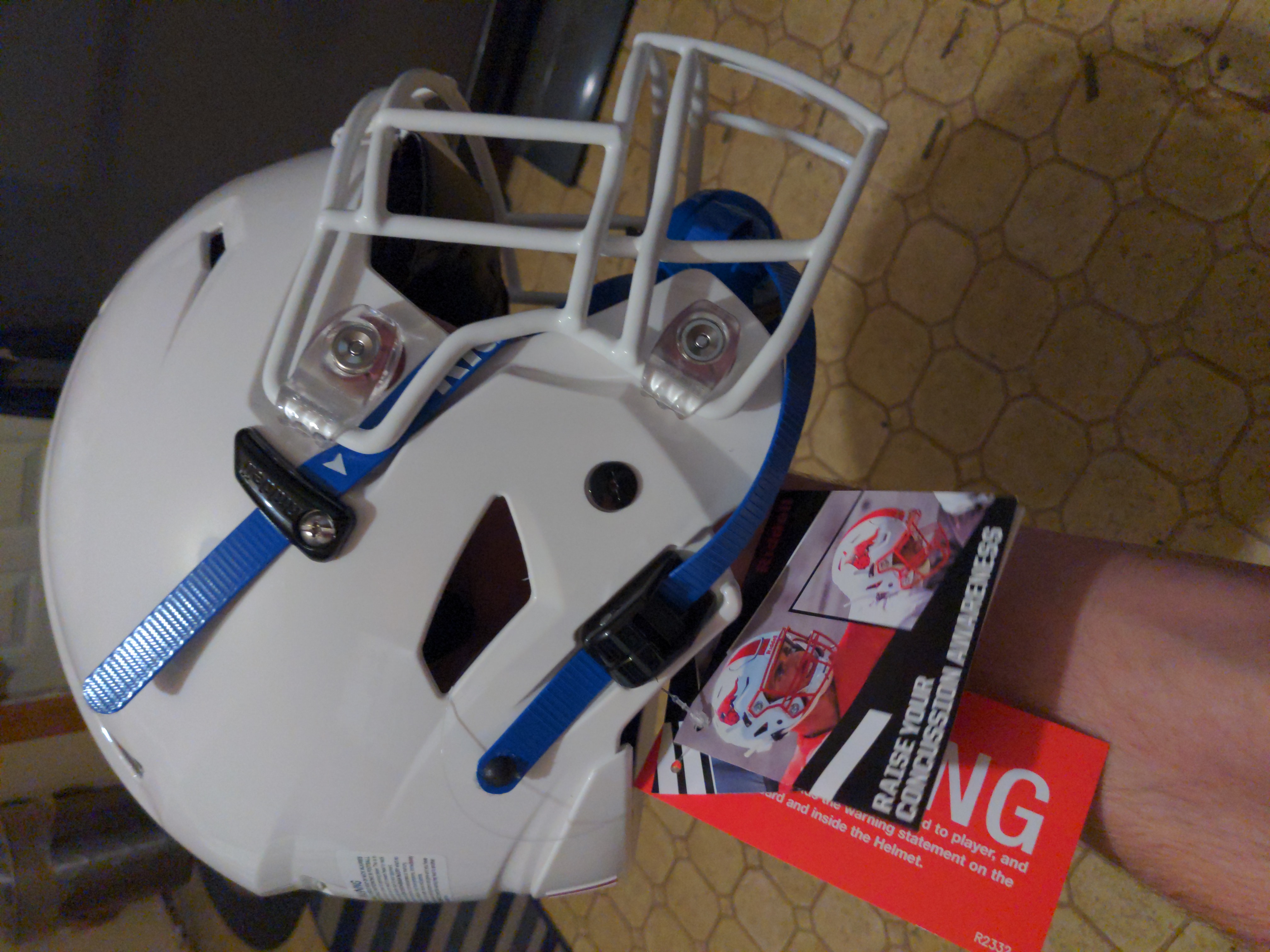 Adult New Large white Riddell SpeedFlex Helmet | SidelineSwap