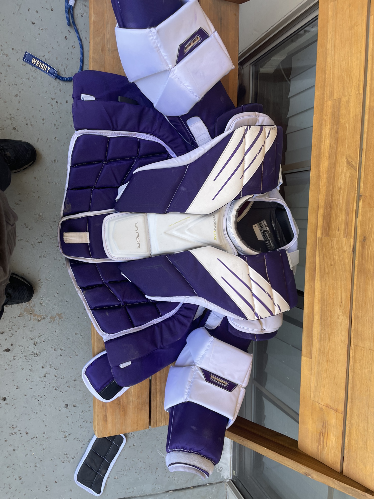 Custom Bauer Hyperlite Chest Protector (Medium) (Beefed up) | SidelineSwap