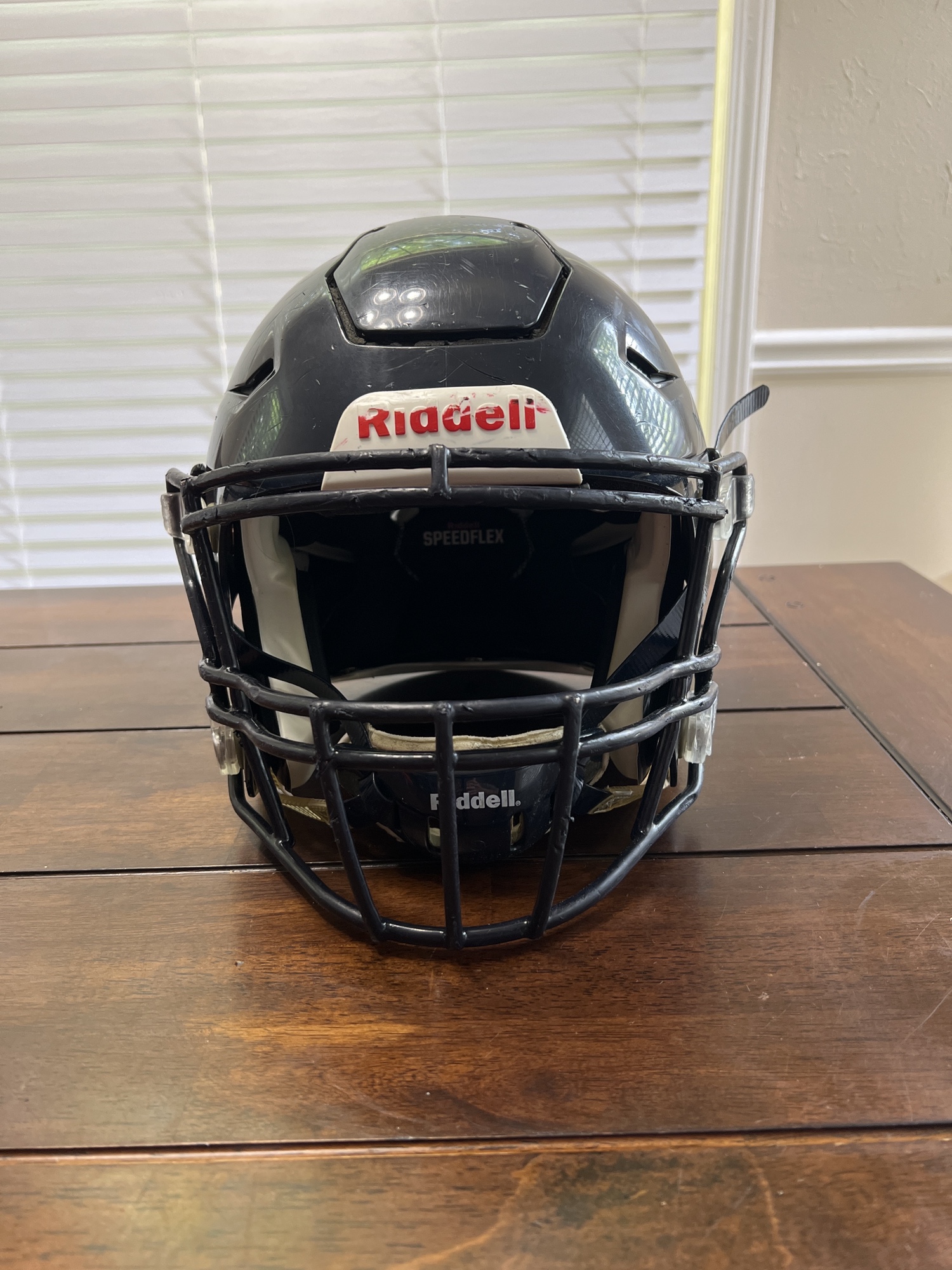 Football Helmet- Riddell SpeedFlex- Medium- Navy Blue | SidelineSwap