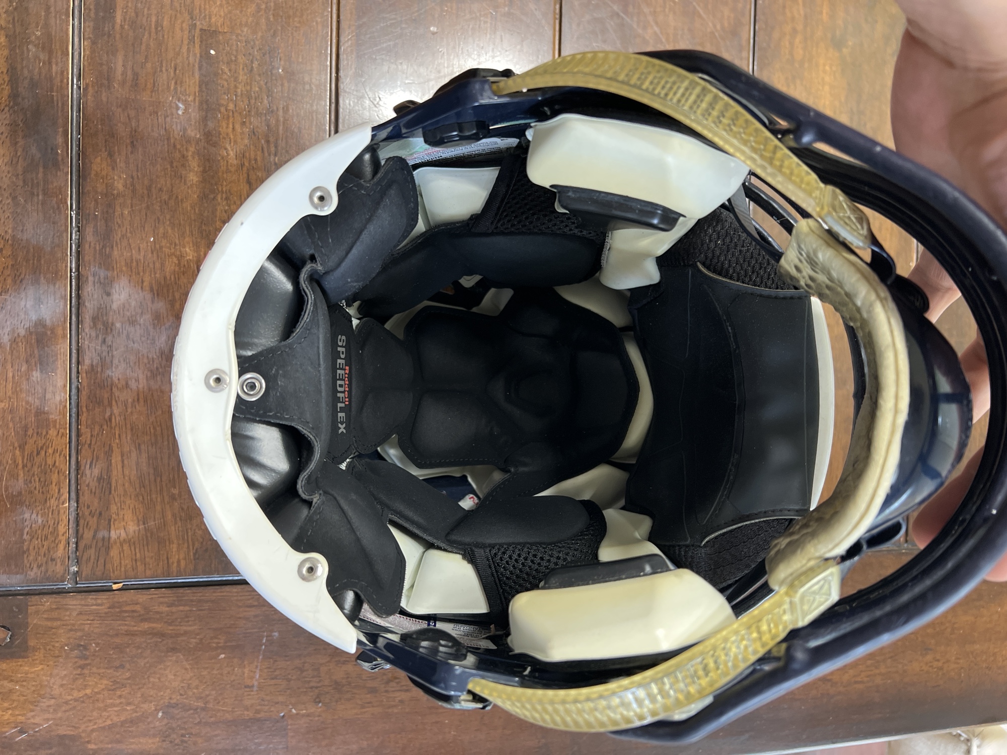 Football Helmet- Riddell SpeedFlex- Medium- Navy Blue | SidelineSwap