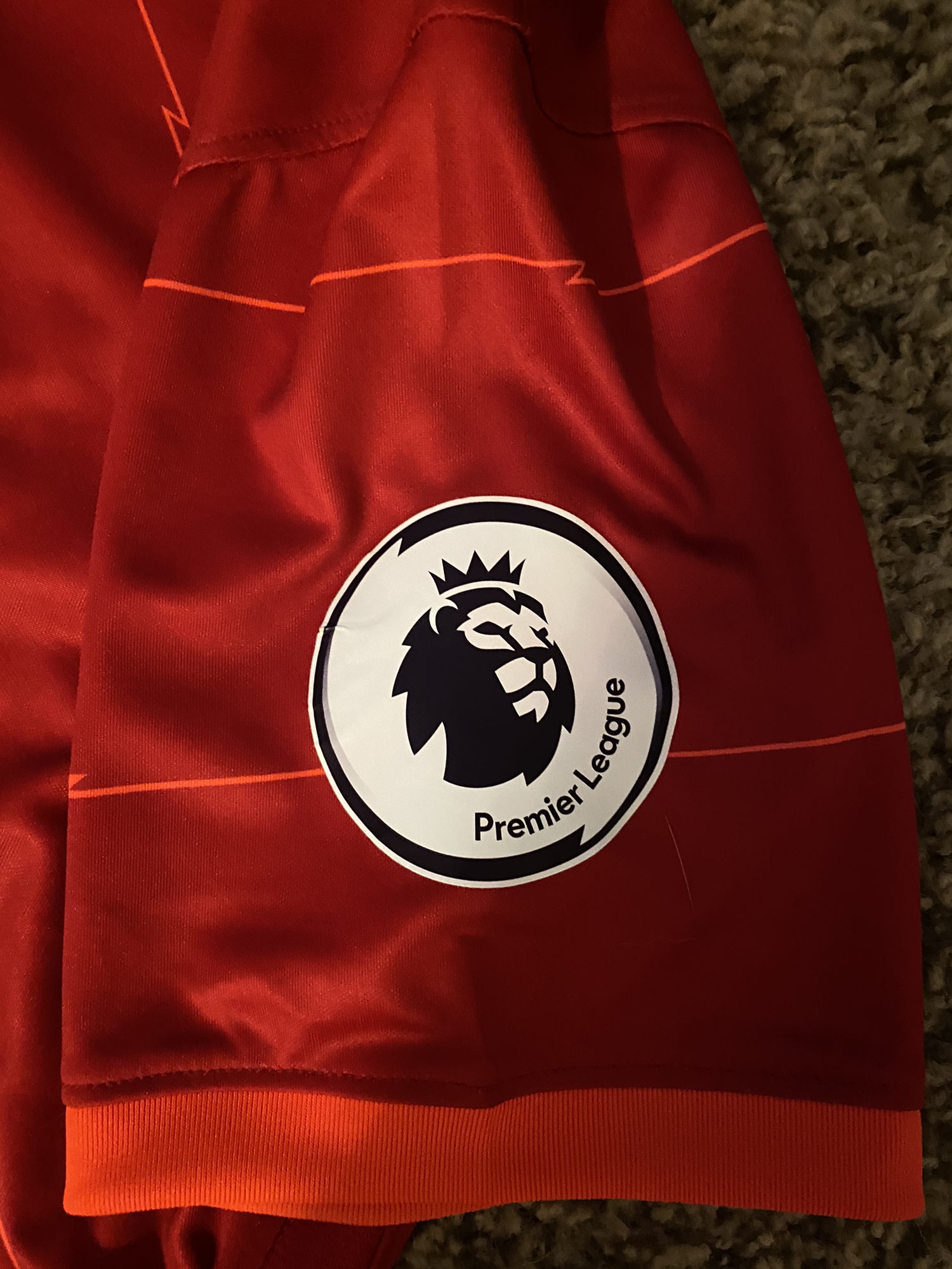 2021-2022 Liverpool Jersey w/ Premier League Patch | SidelineSwap