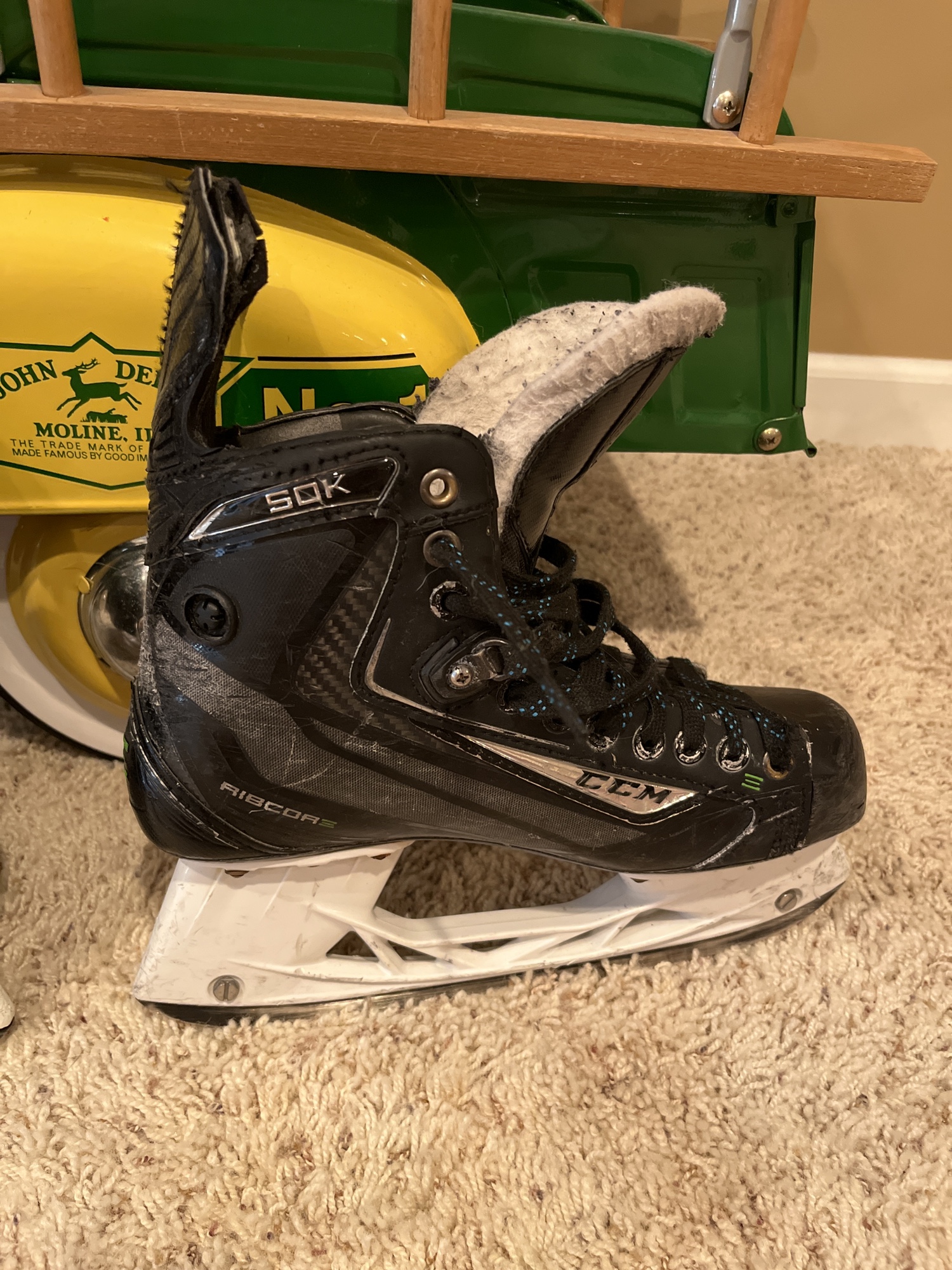 Used CCM Regular Width Size 7 RibCor 50K Hockey Skates | SidelineSwap