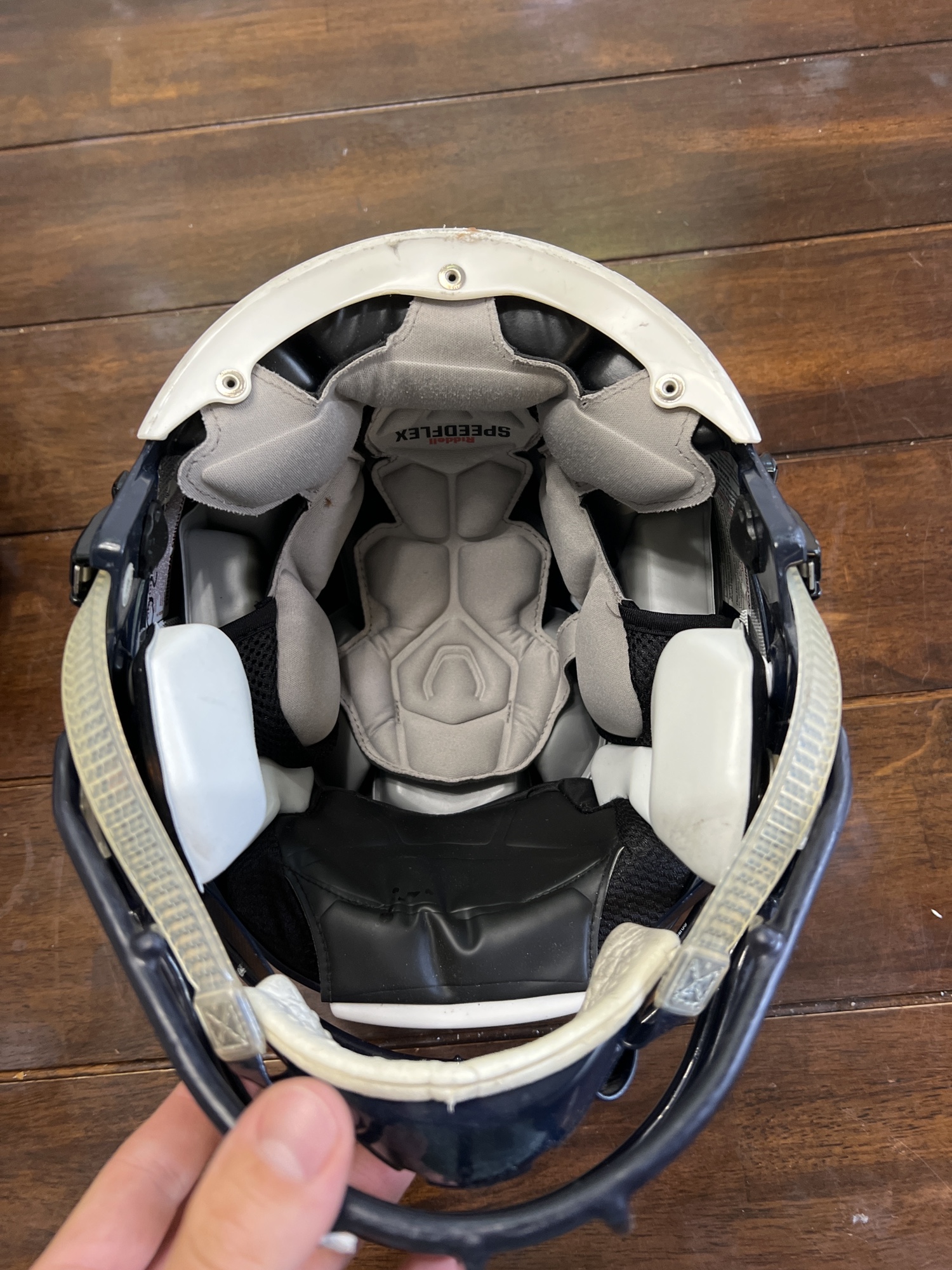 Football Helmet- Riddell SpeedFlex- Medium- Navy Blue | SidelineSwap