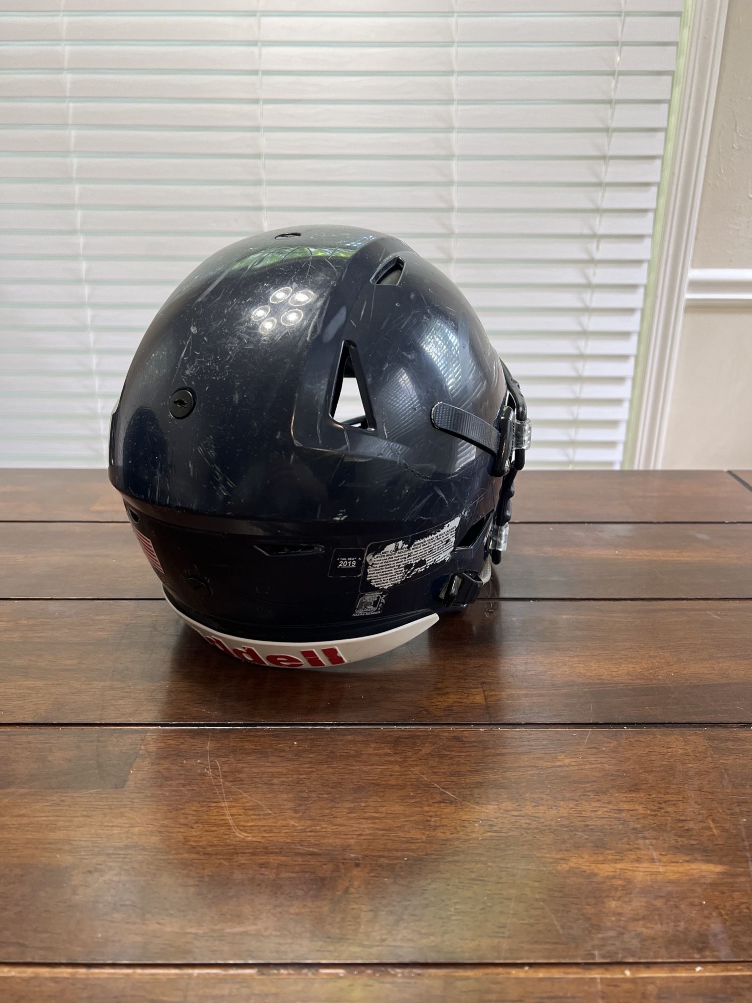 Football Helmet- Riddell SpeedFlex- Medium- Navy Blue | SidelineSwap