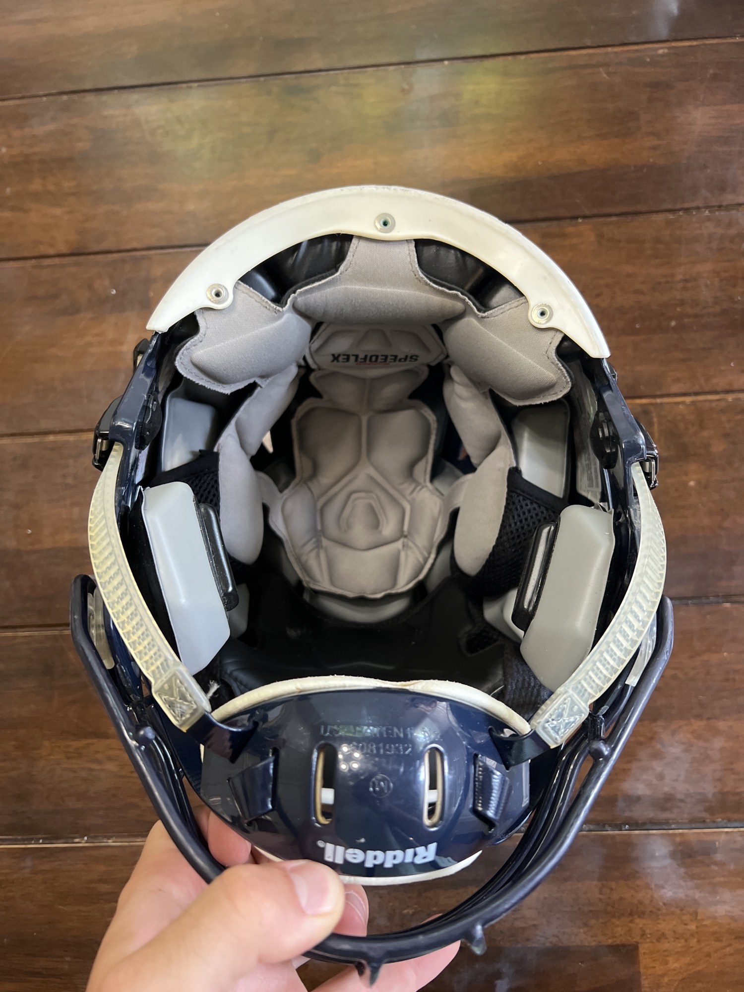 Football Helmet- Riddell SpeedFlex- Large- Navy Blue | SidelineSwap