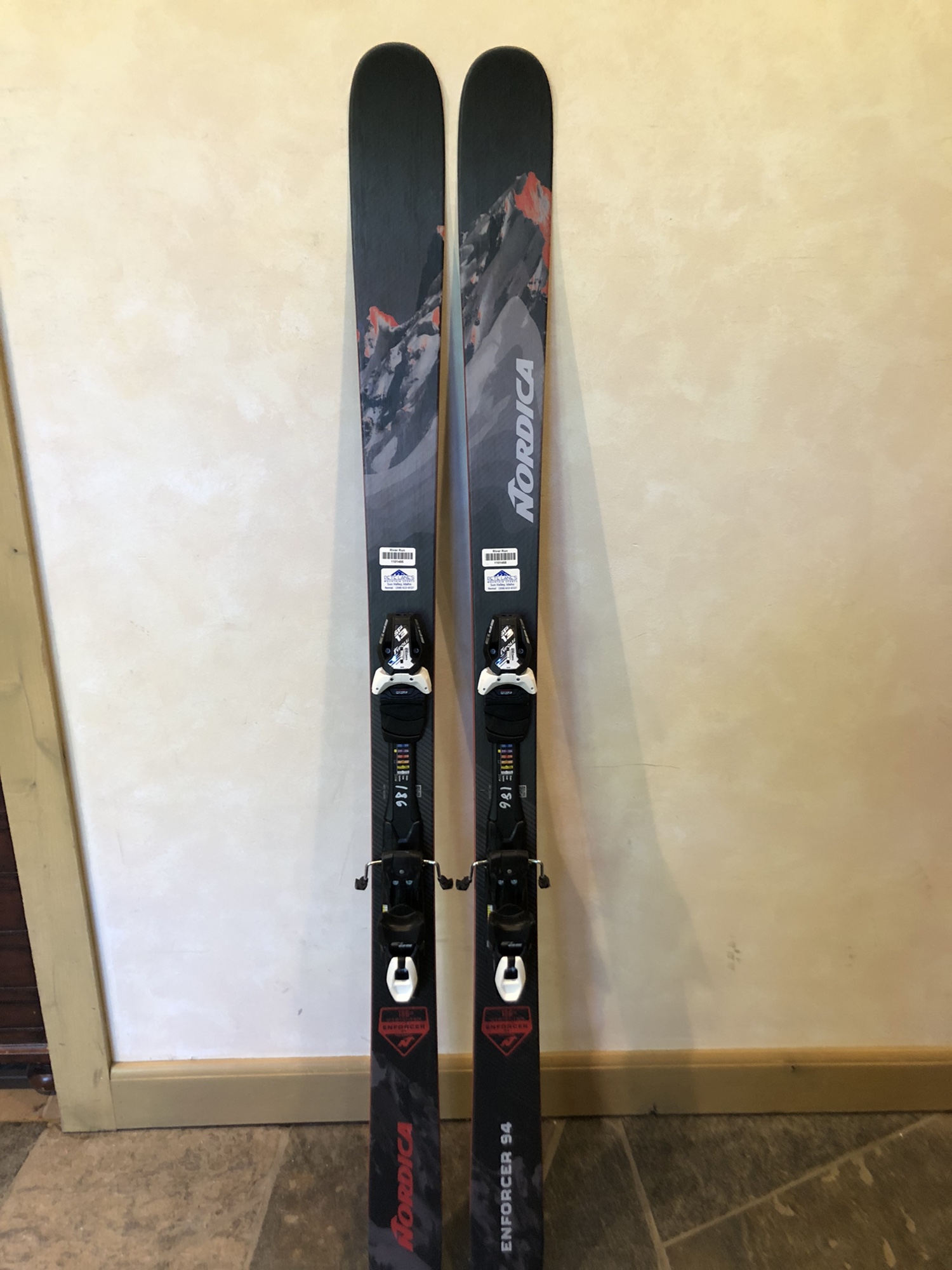 2022 Nordica ENFORCER 94 Skis With Bindings 186cm 1101455 | SidelineSwap