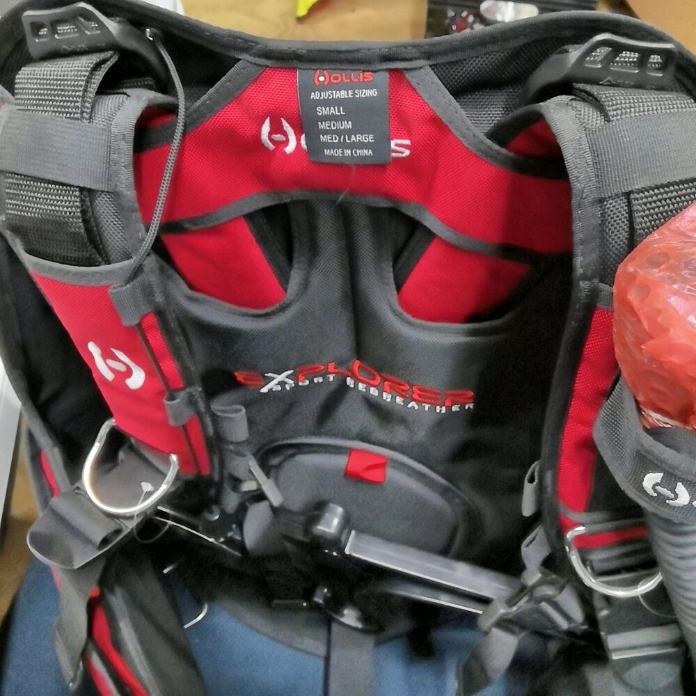 Hollis Explorer Sport Rebreather BC BCD Side Mount Weight integrated X ...